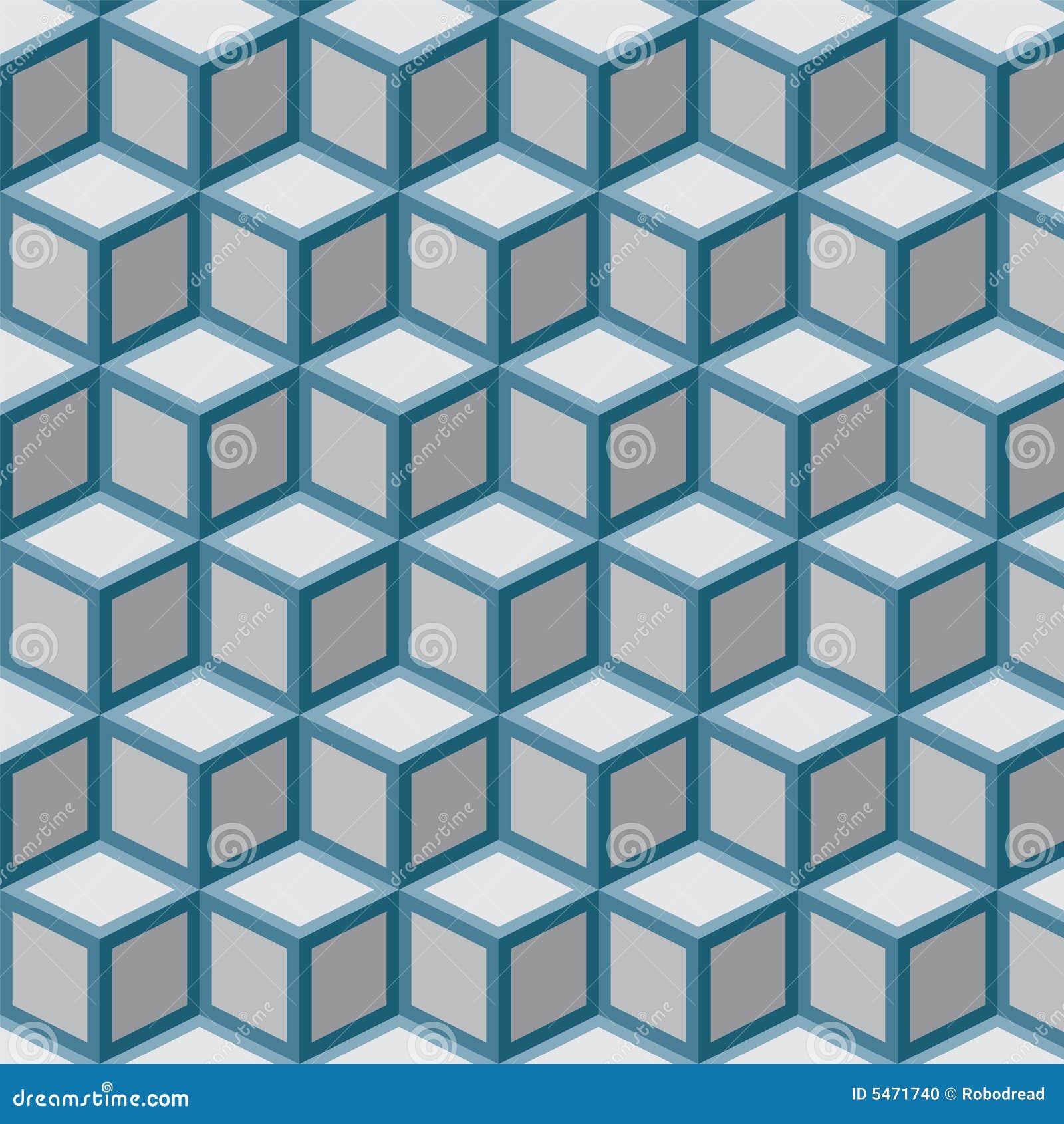 Pattern cubes (vector) stock vector. Illustration of regular - 5471740