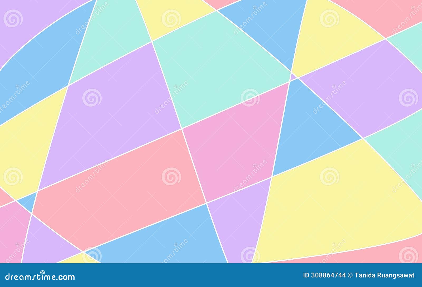 Pattern Curve Colorful Pastel Color Paint for Background Stock ...