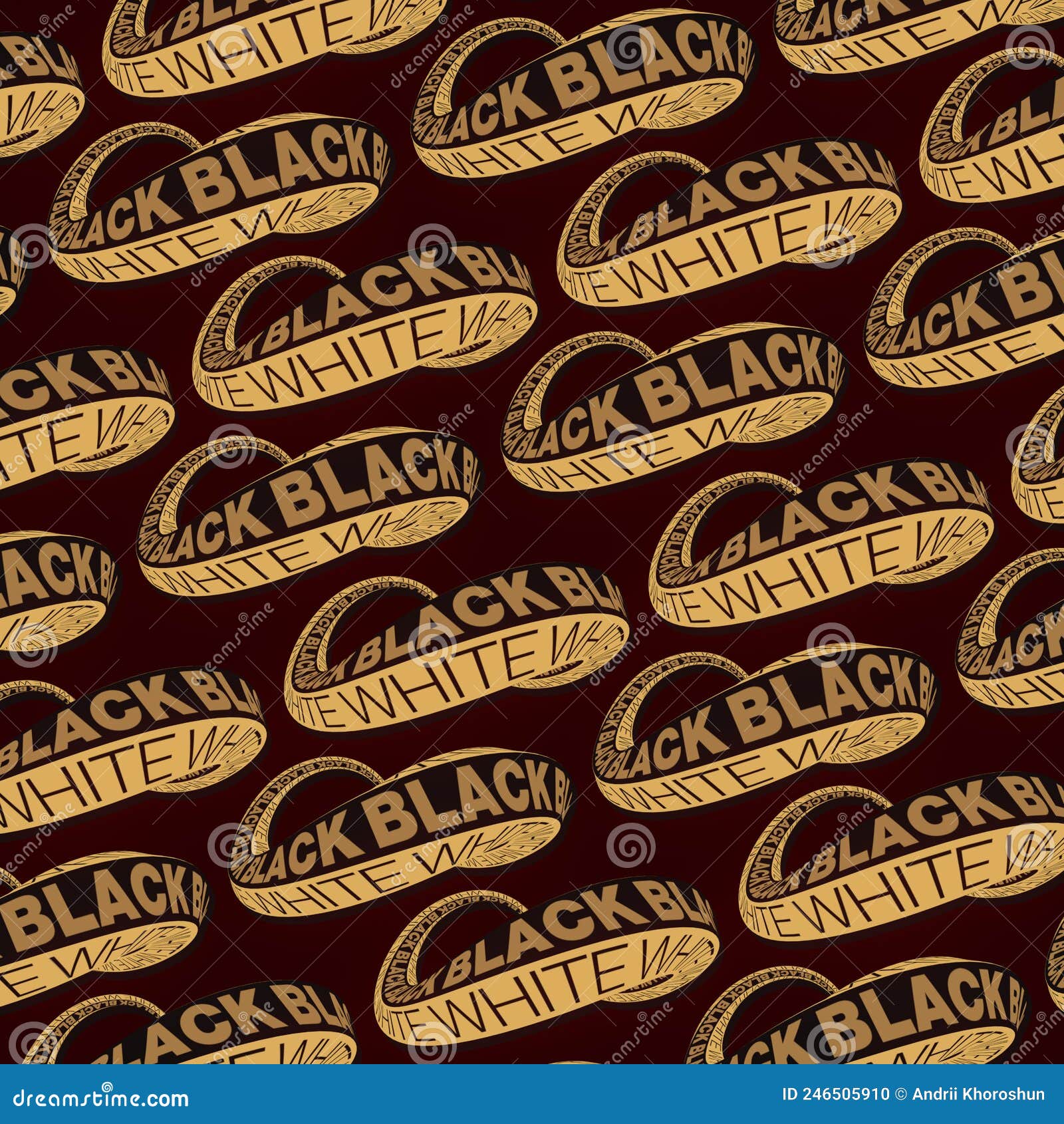 Pattern of Curved Mathematical Figures. Flat Design. Modern Optical ...