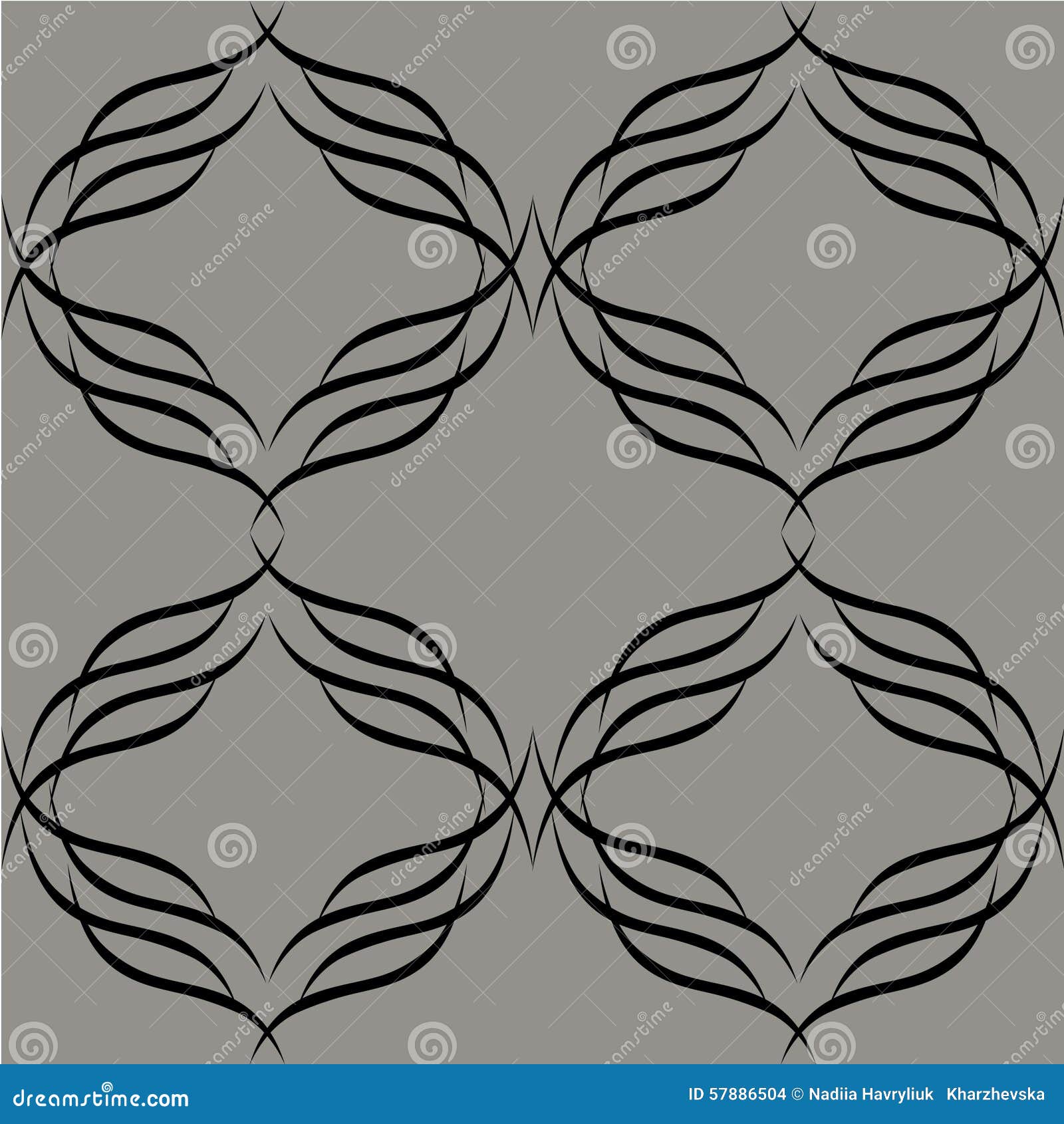 Pattern curves. stock vector. Illustration of decorative - 57886504