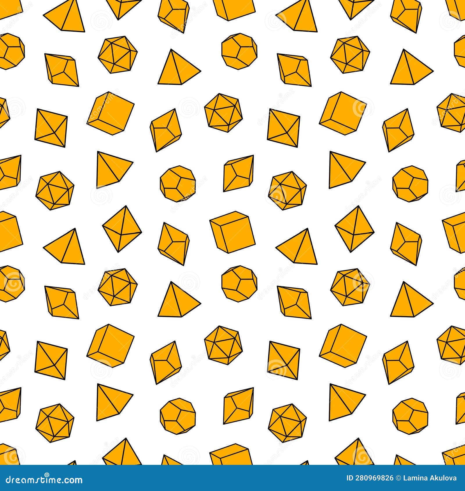 Seamless Pattern of Dice for Board Games. Stock Illustration ...