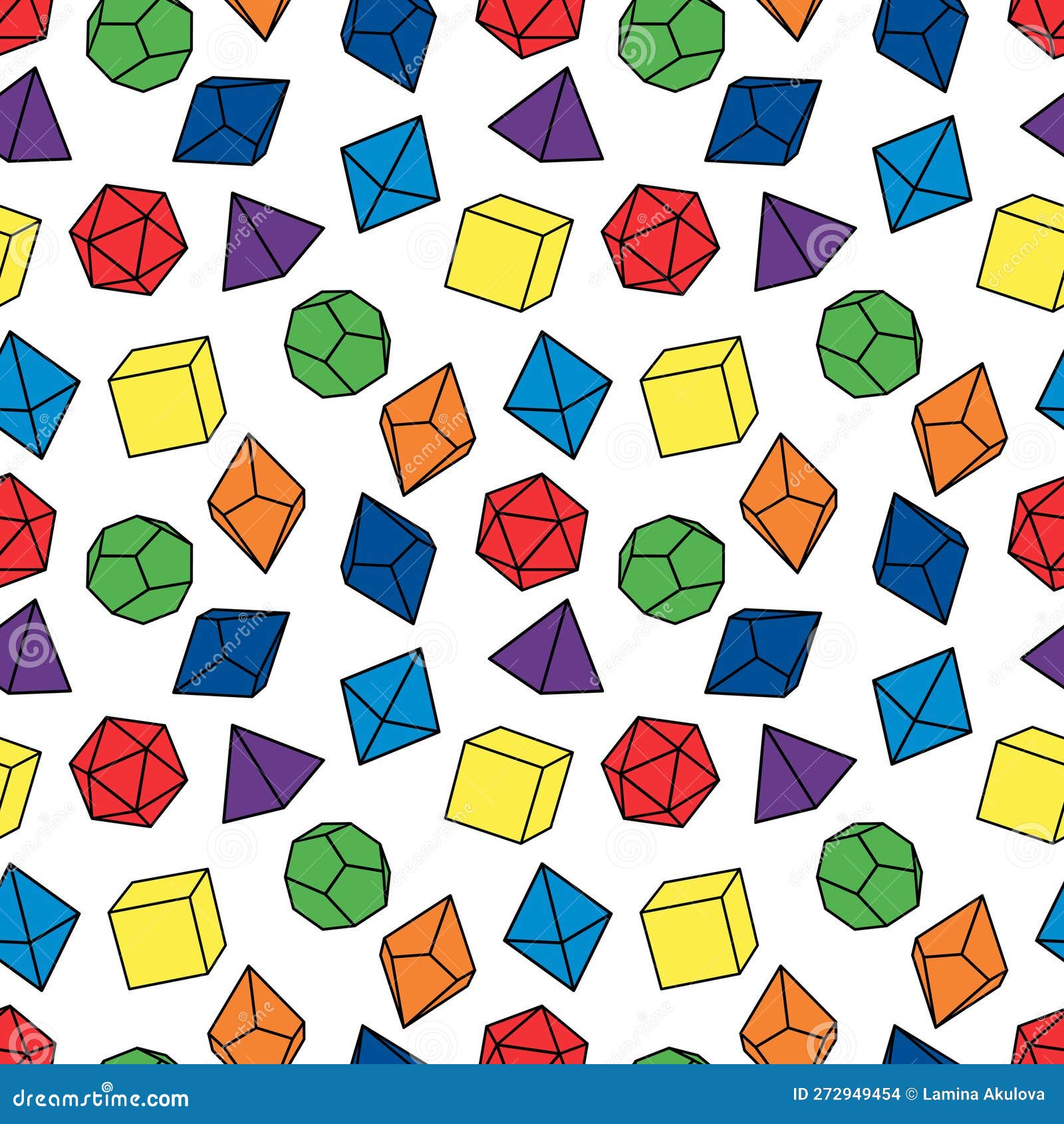 Seamless Pattern of Dice for Board Games. Stock Vector - Illustration ...