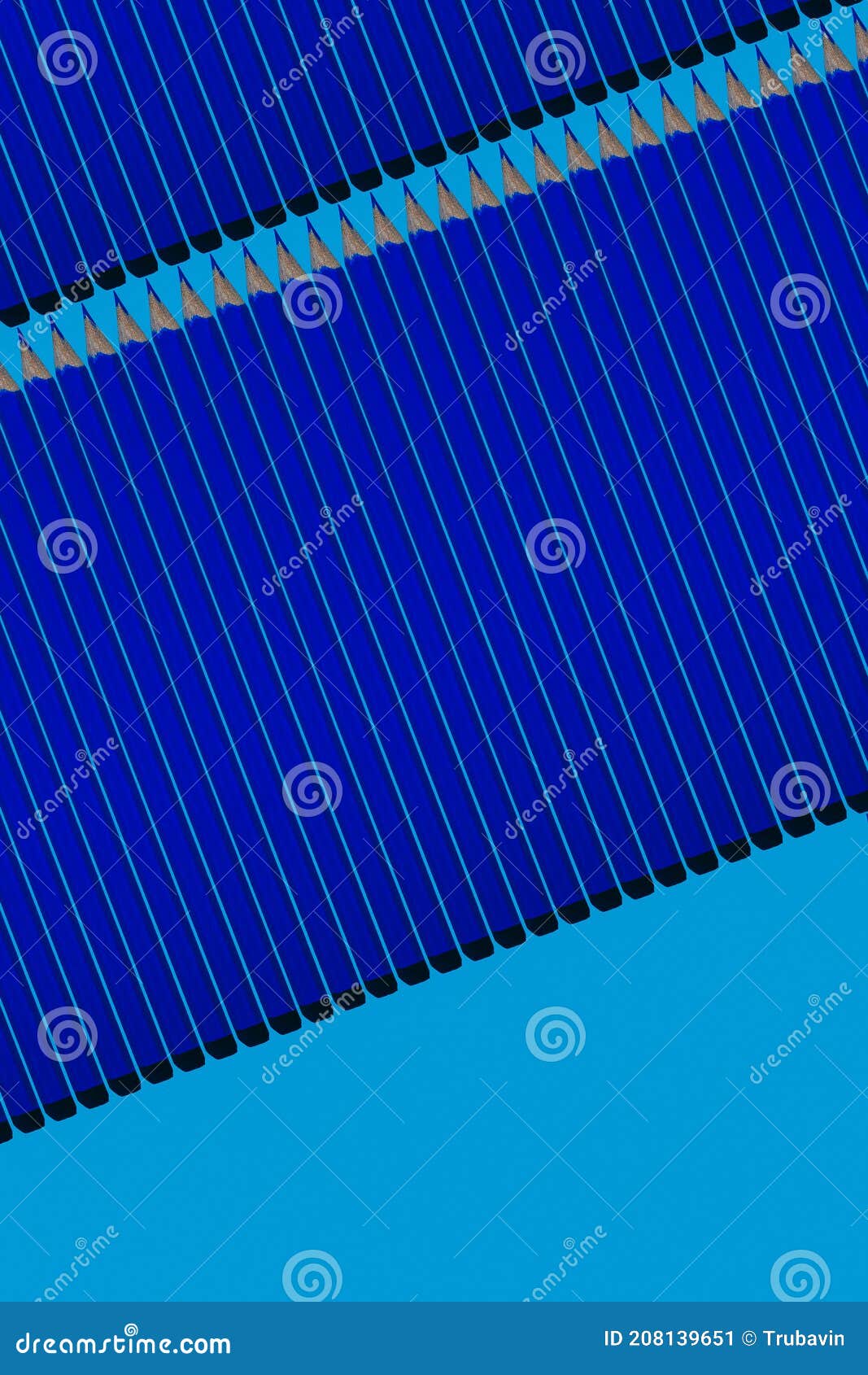 Pattern of Dark Blue Pencils. Stock Image - Image of stripes, pattern ...