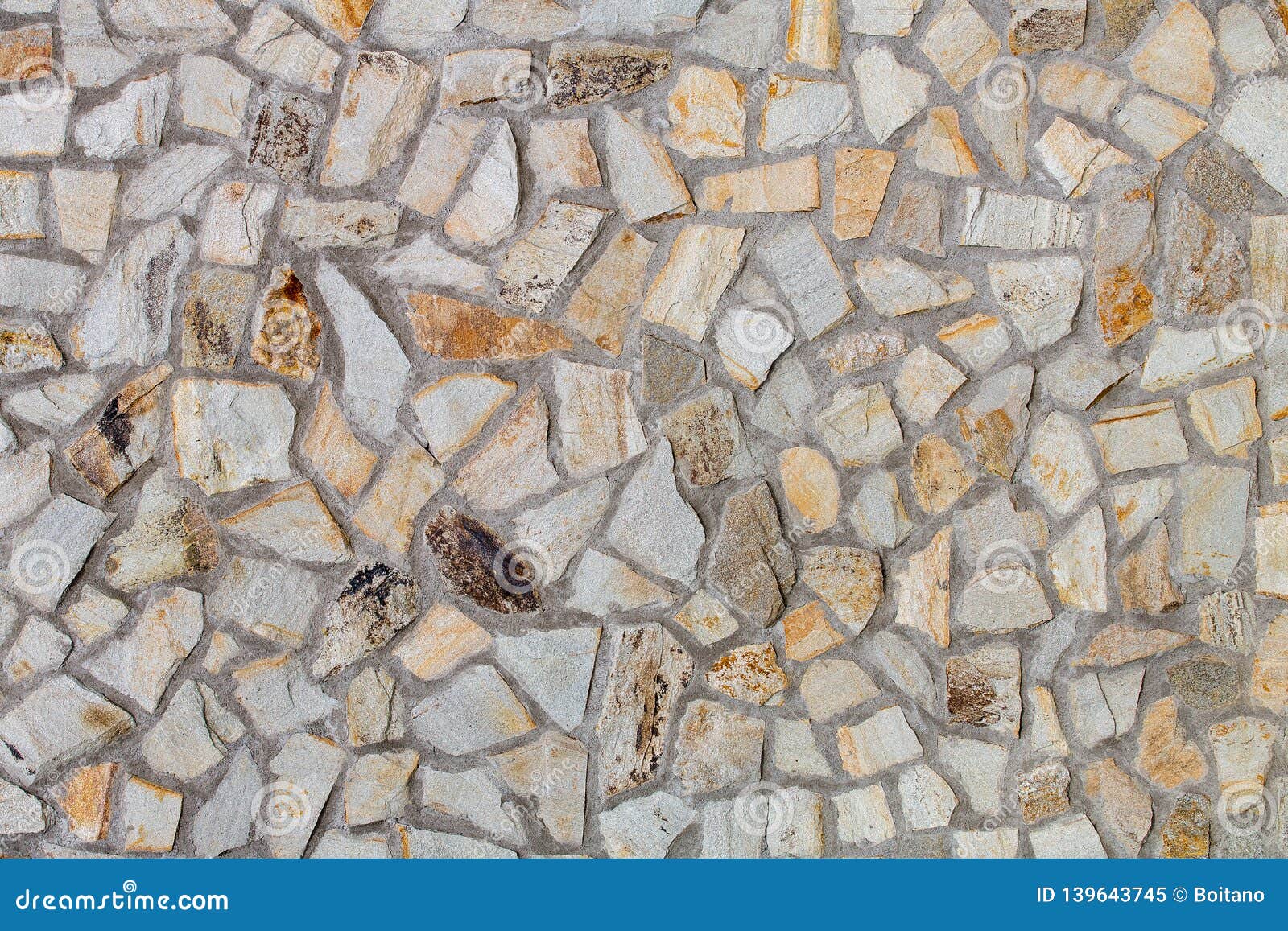 Pattern Of Decorative Brown Stone Wall. Old Castle Wall Background ...