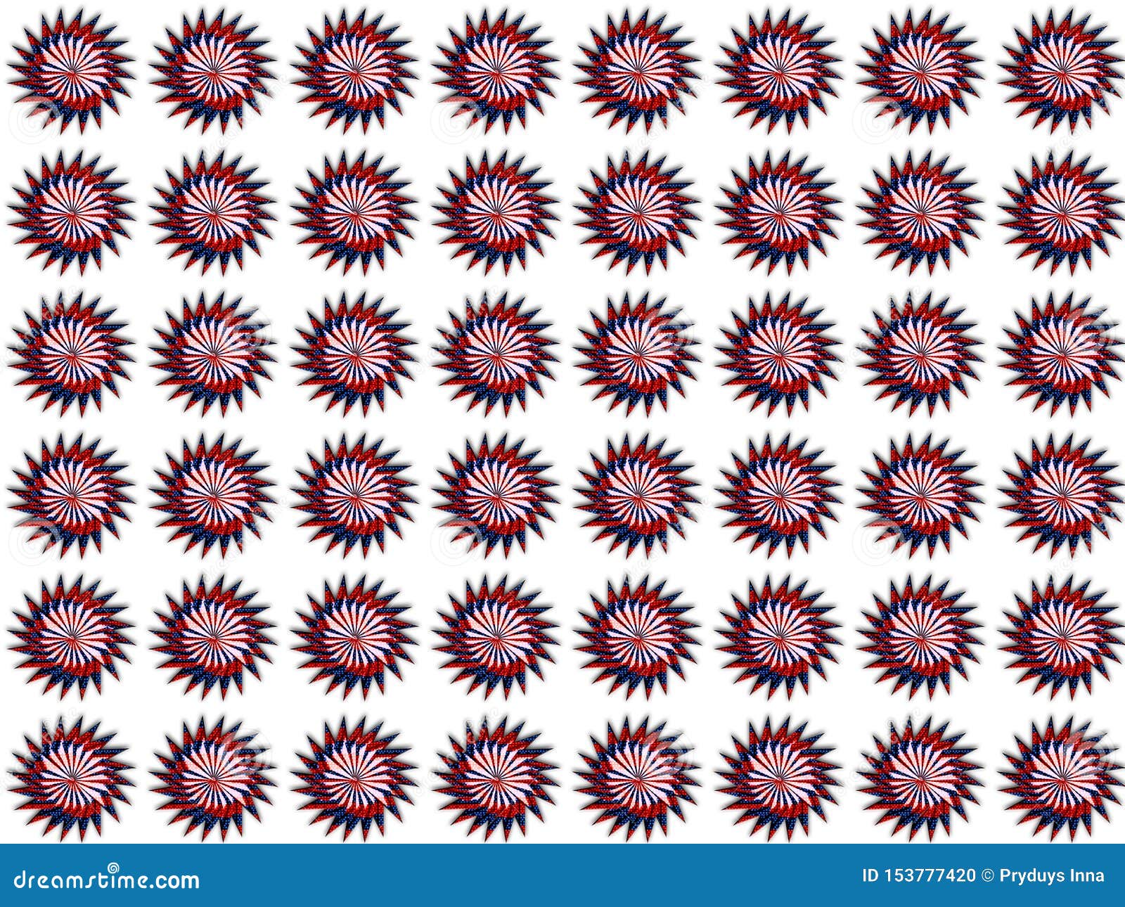 Pattern with Decorative Elements Stock Illustration - Illustration of ...