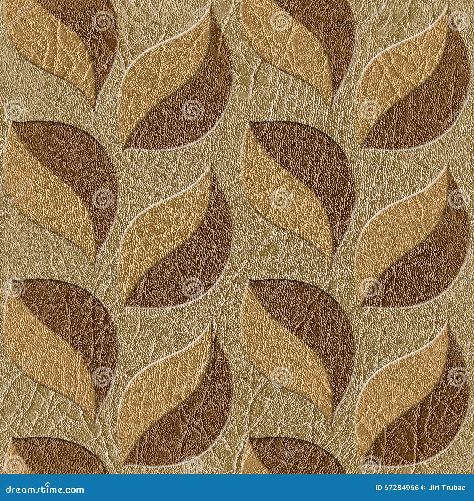 Pattern of the Decorative Leaves - Interior Wall Decoration Stock ...