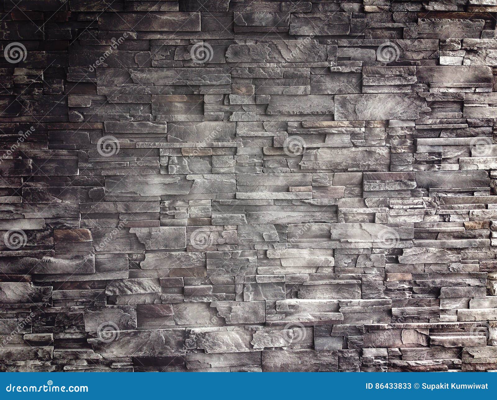 Pattern of Decorative Slate Stone Wall Surface Stock Image - Image of ...