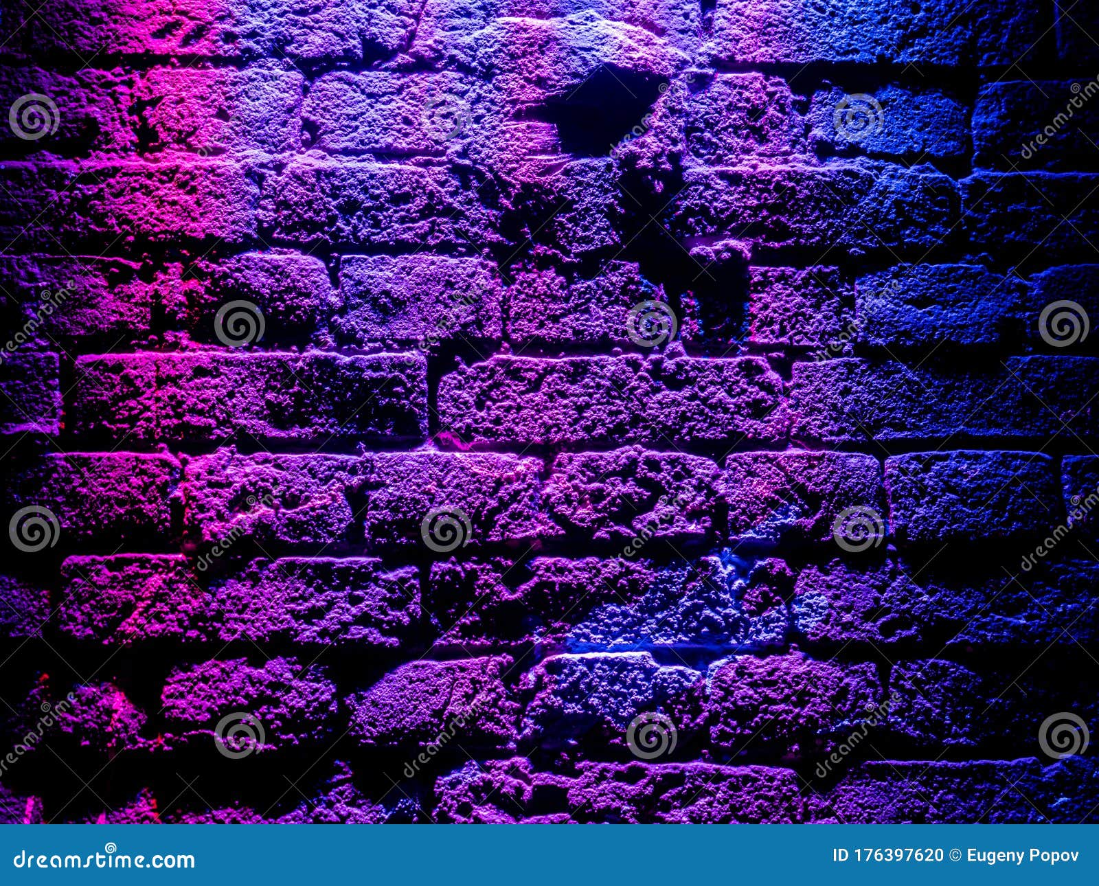 Pattern of Deep Purple Brick Wall Stock Photo - Image of pattern ...