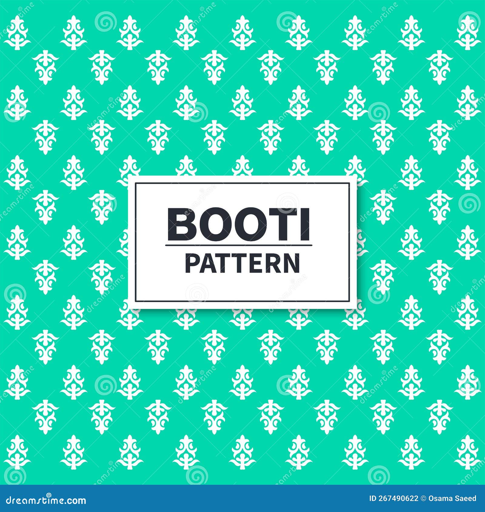 Booti Design Pattern Work for Printing Stock Illustration ...