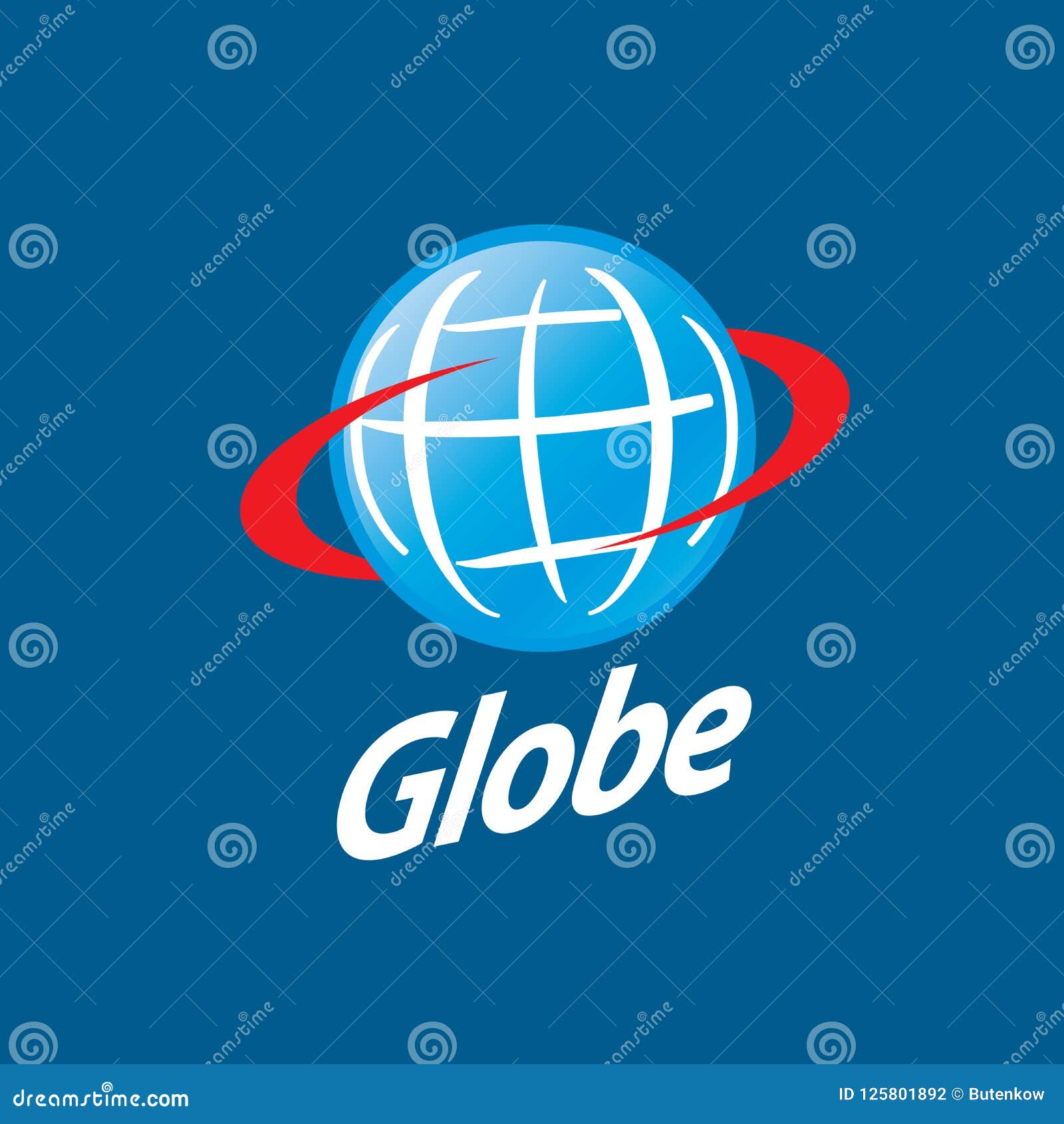 Abstract logo Globe stock vector. Illustration of design - 125801892
