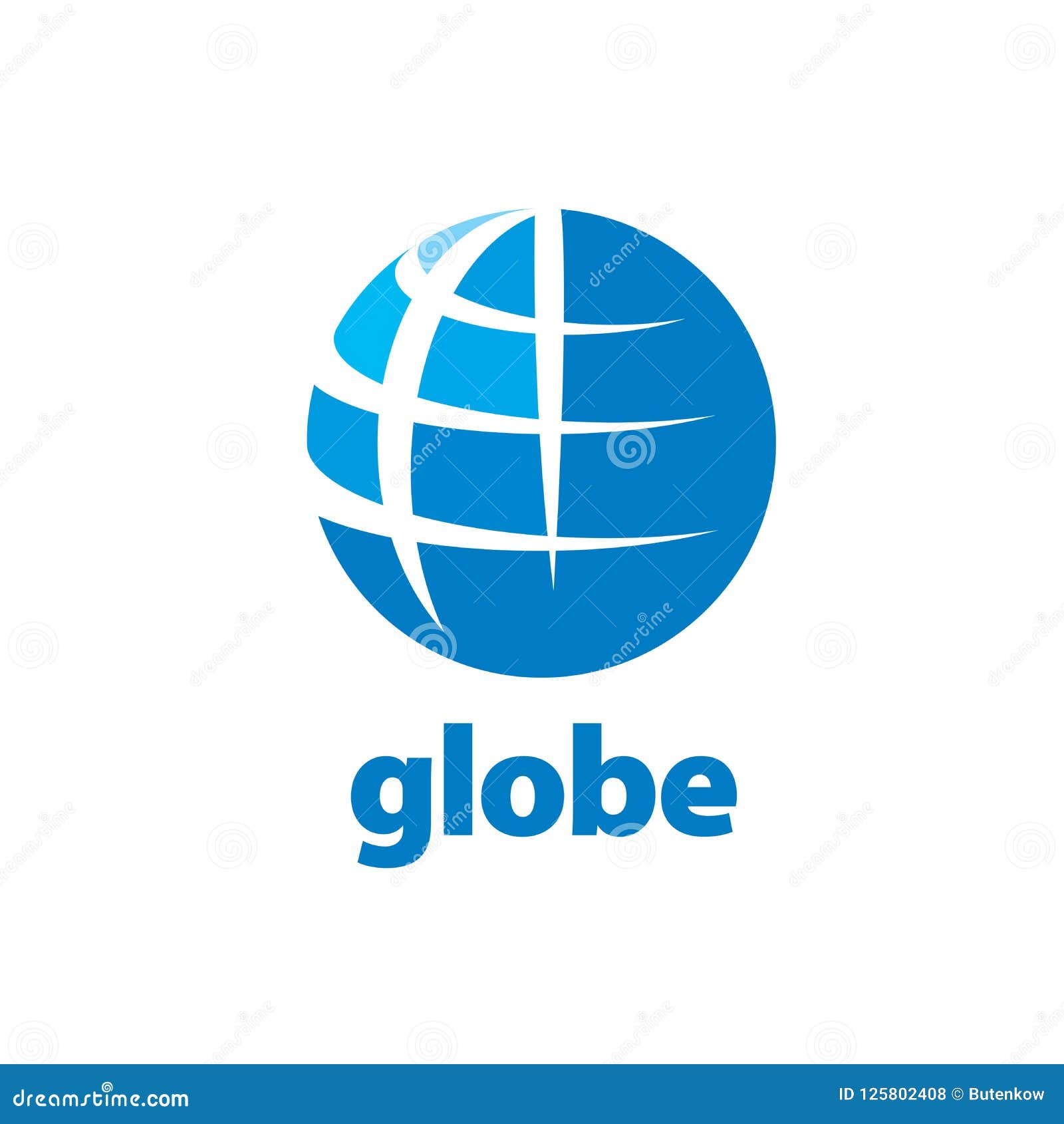 Abstract logo Globe stock vector. Illustration of company - 125802408