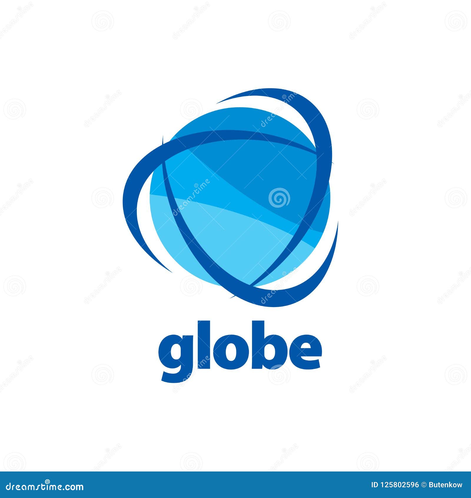 Abstract logo Globe stock vector. Illustration of round - 125802596