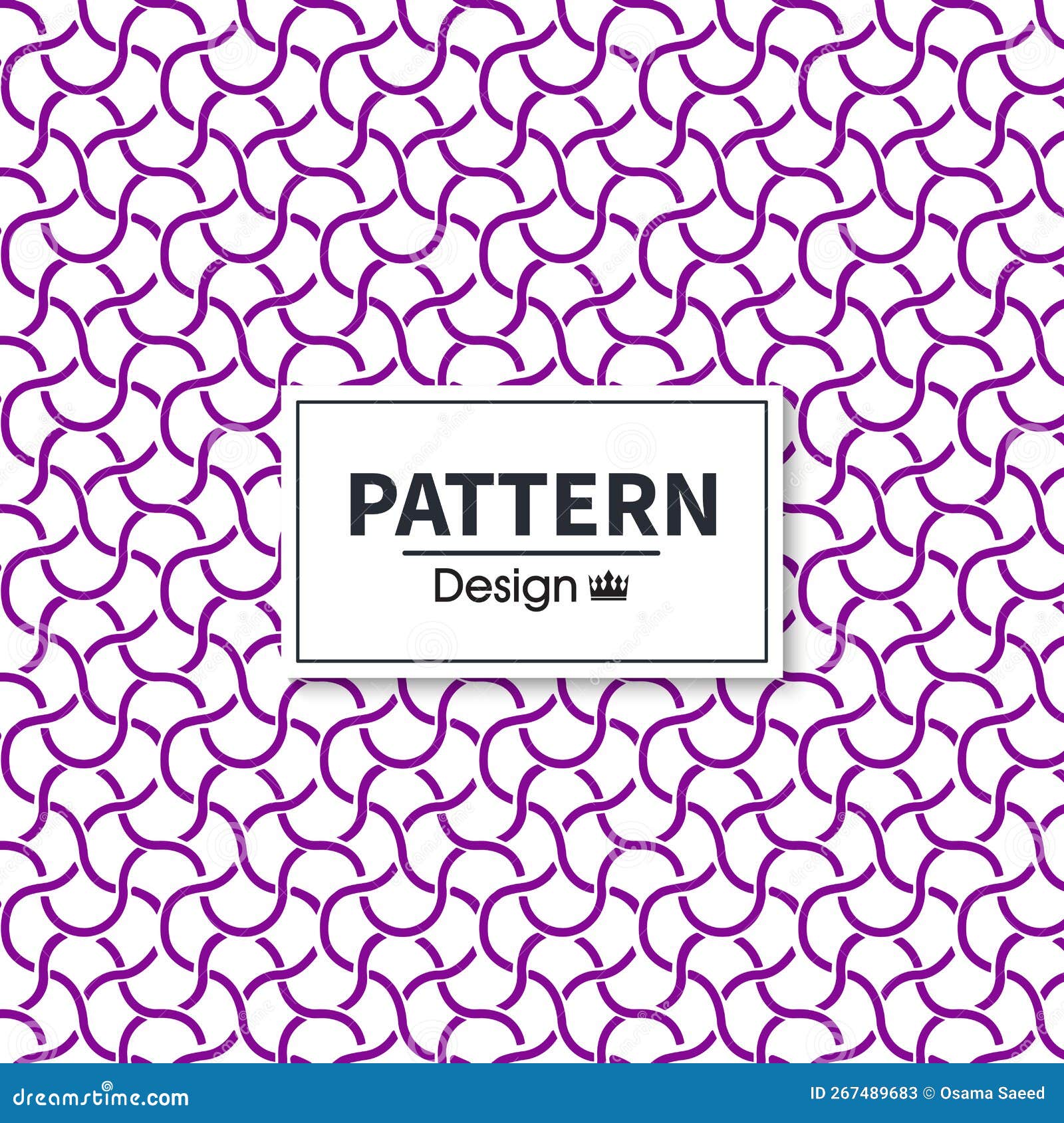 Pattern Design Artwork for Textile and Printing Media Vector Stock ...
