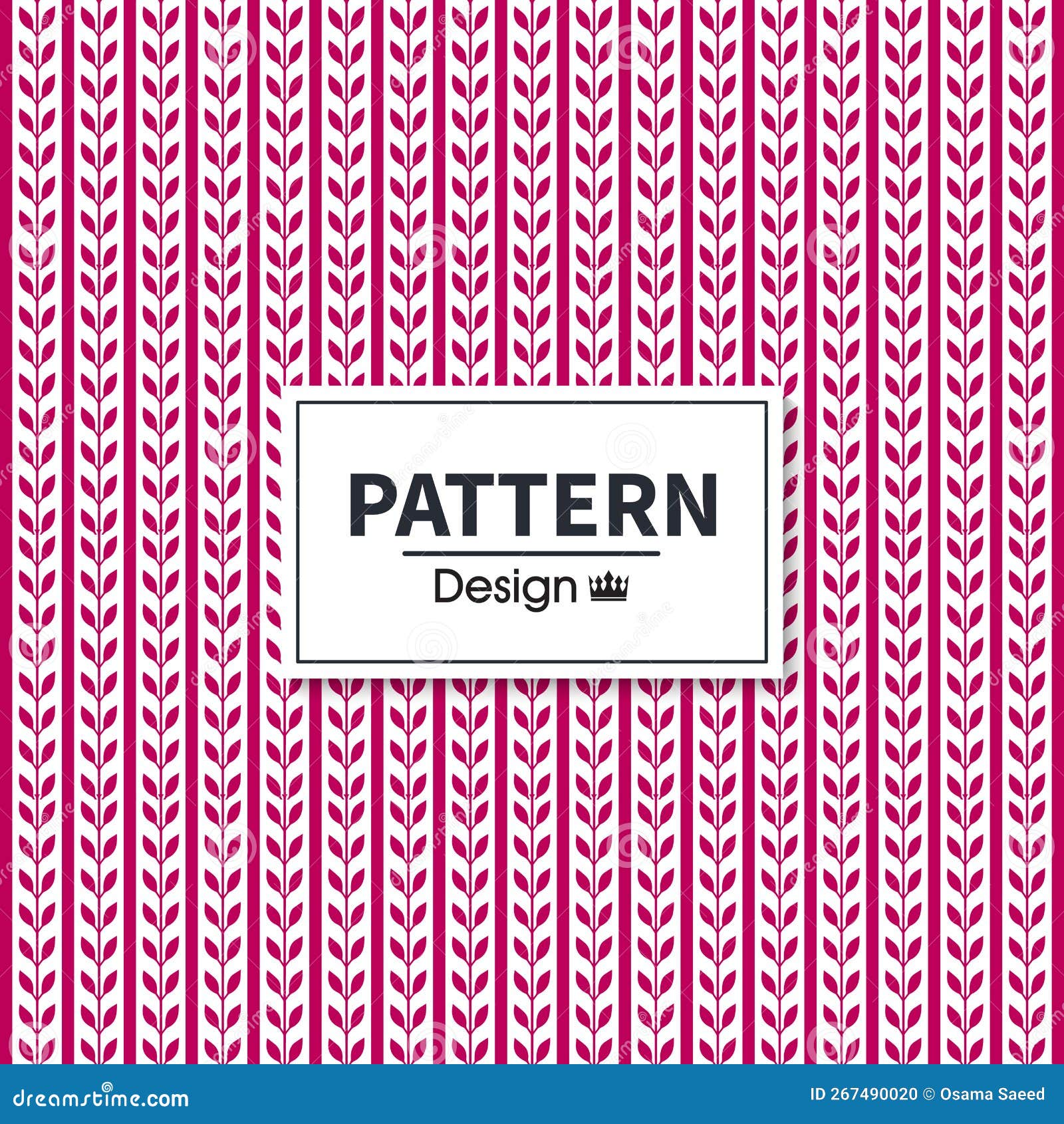 Lining Pattern Design Repeated for Printing Stock Illustration ...