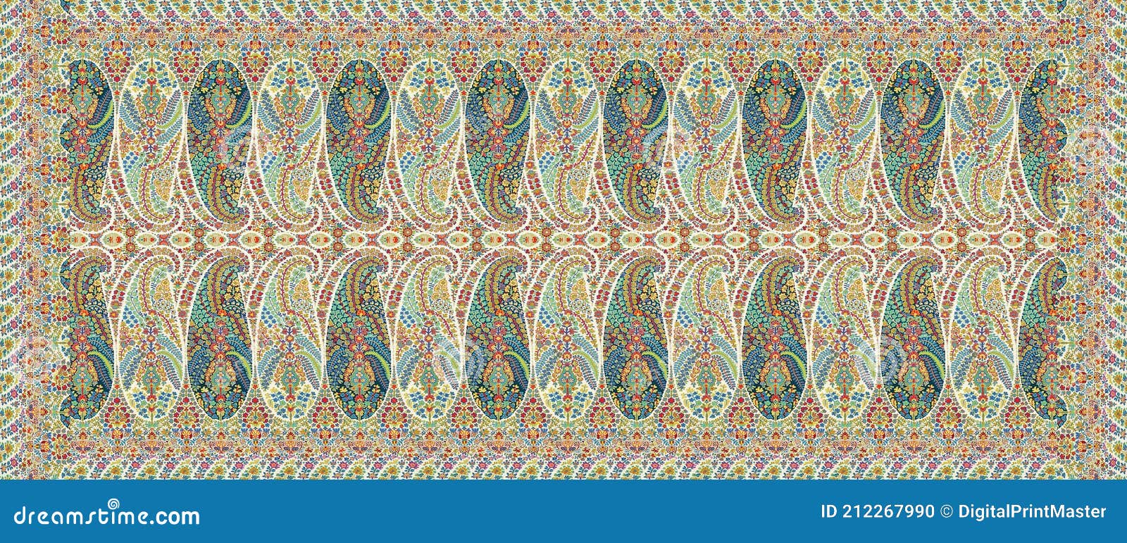 Pattern Design of Digital Print Garment Stock Illustration ...