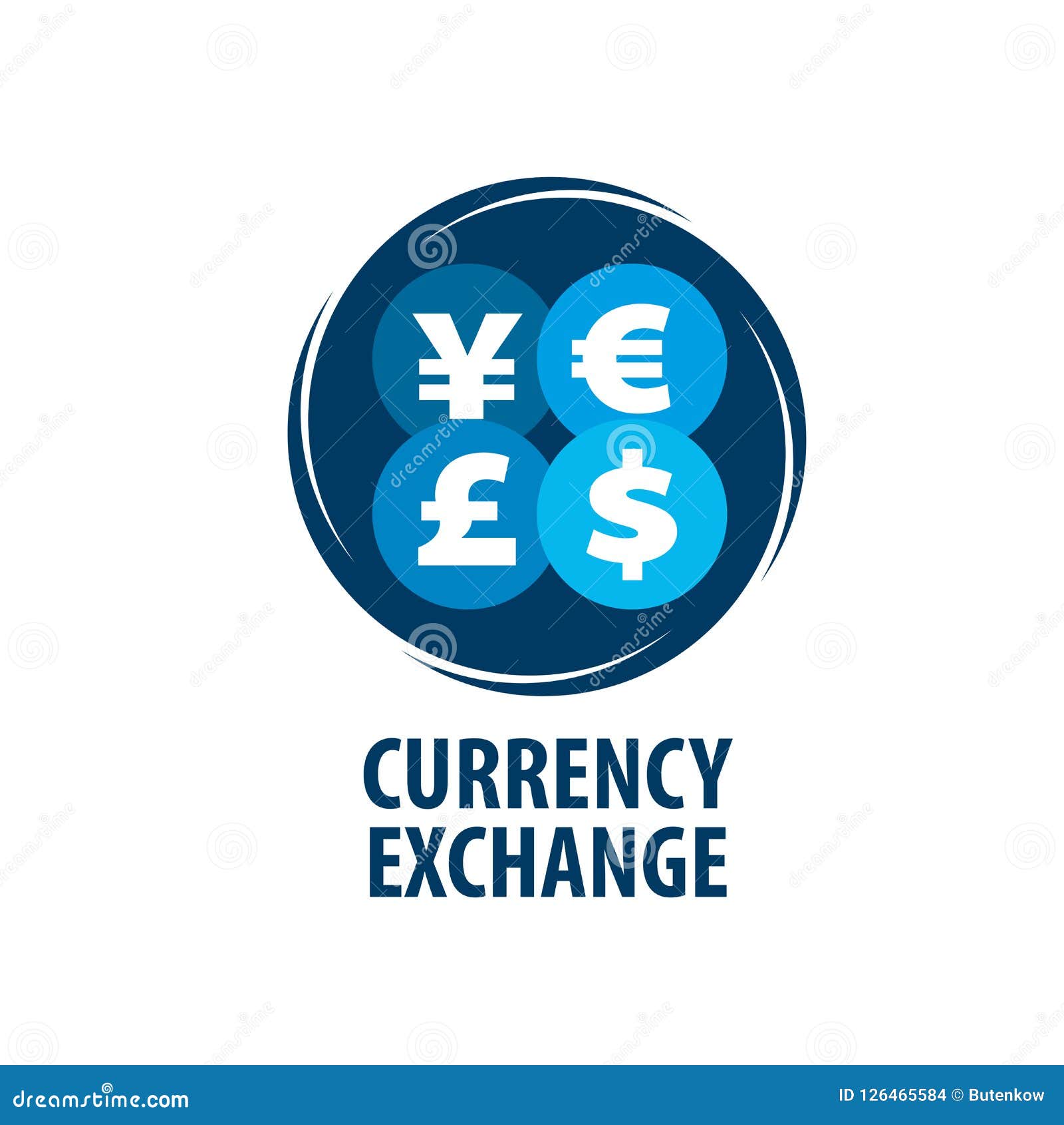 Vector Logo Currency Exchange Stock Vector - Illustration of finance ...
