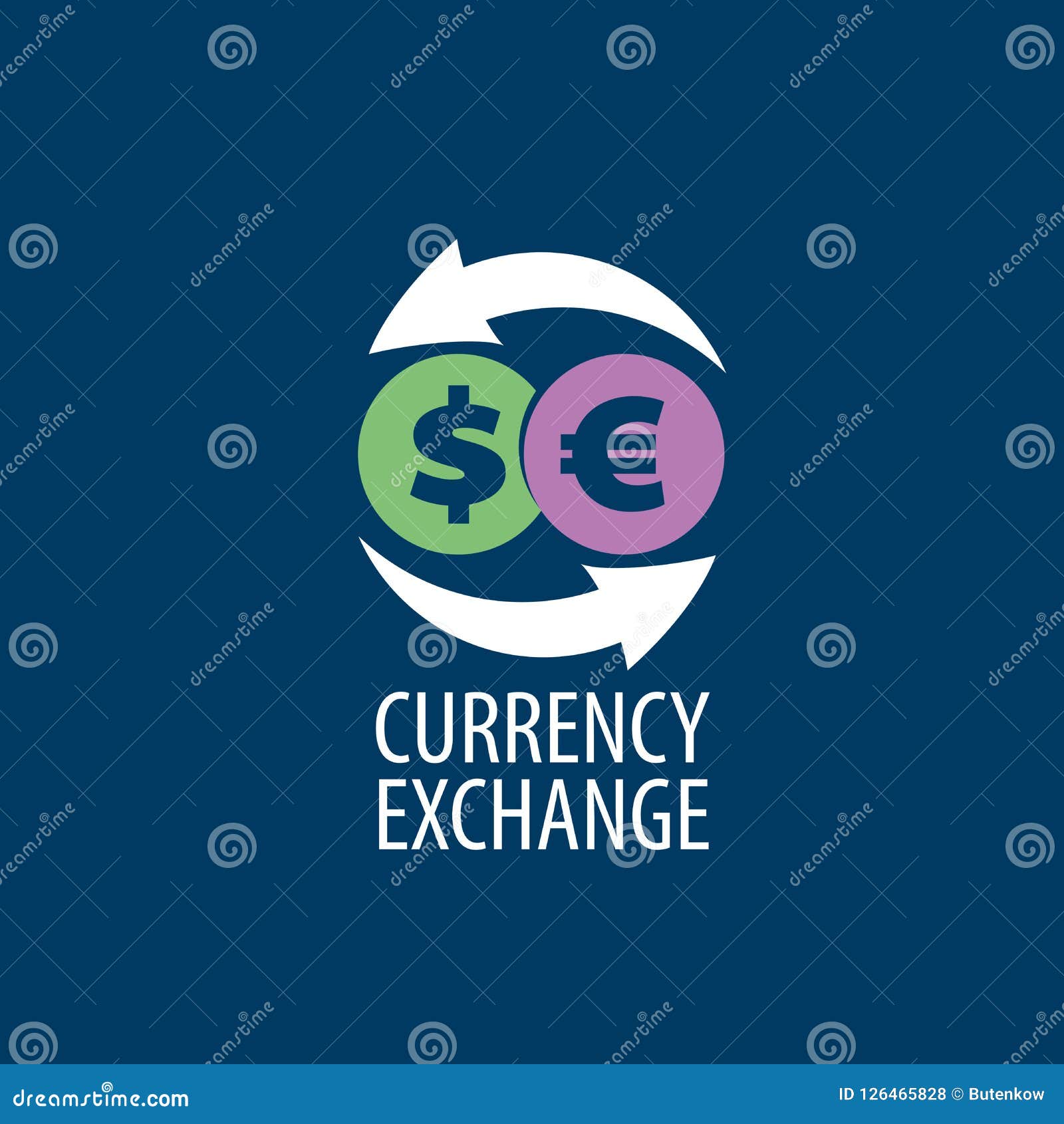 Vector Logo Currency Exchange Stock Vector - Illustration of investment ...