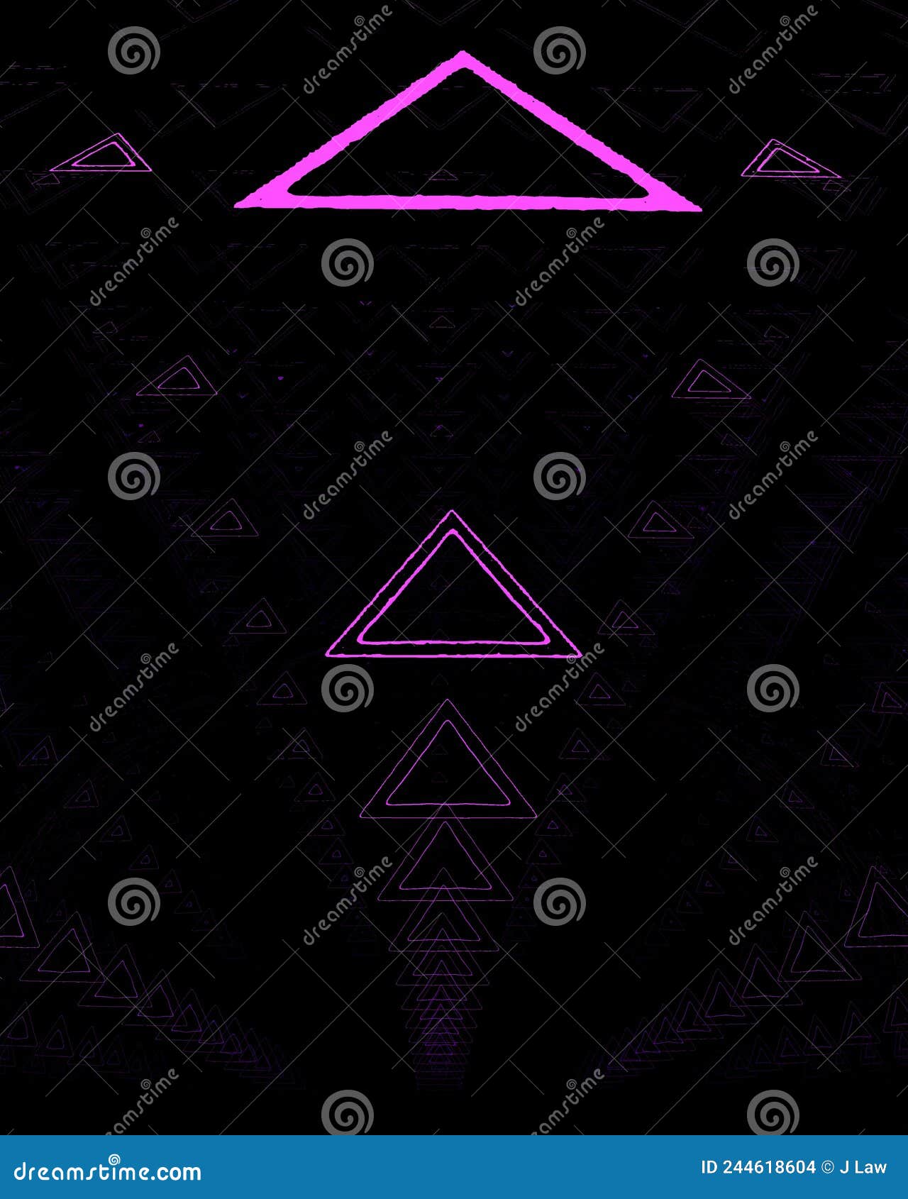 Slanted Tall Box Die Cut Template Vector Illustration | CartoonDealer ...