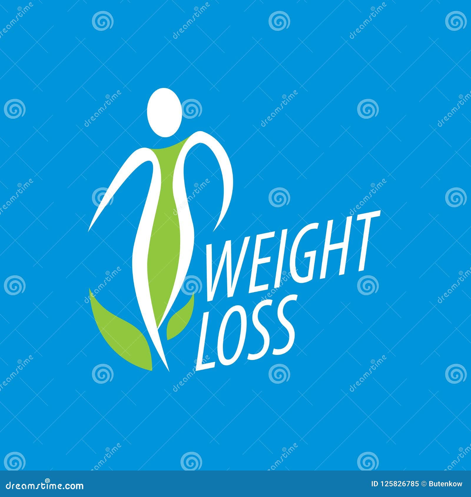 Weight loss logo stock vector. Illustration of care - 125826785