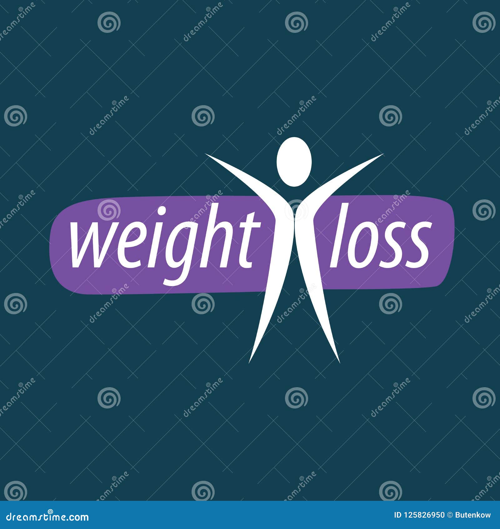 Weight loss logo stock vector. Illustration of control - 125826950
