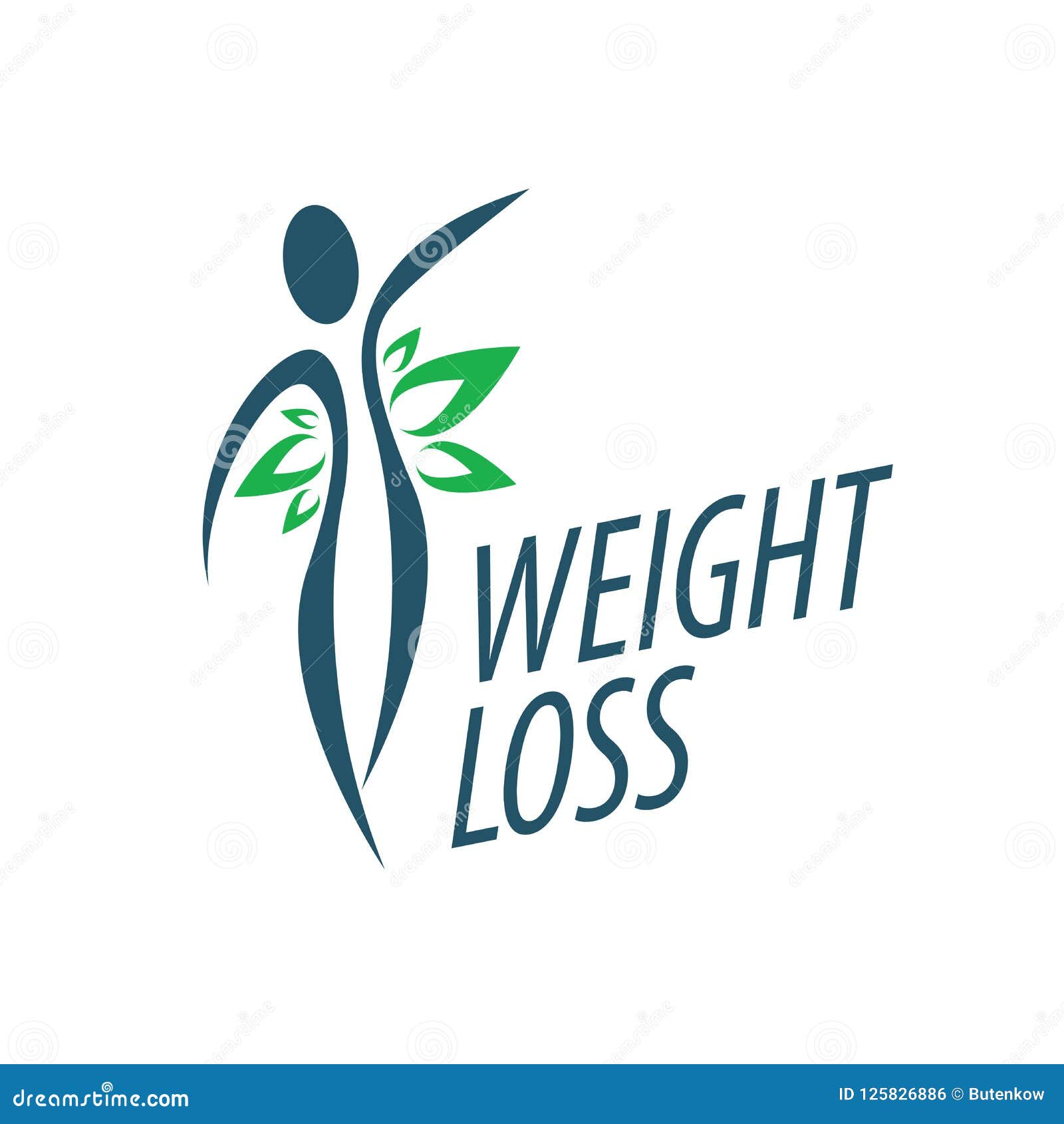 Weight loss logo stock vector. Illustration of diet - 125826886