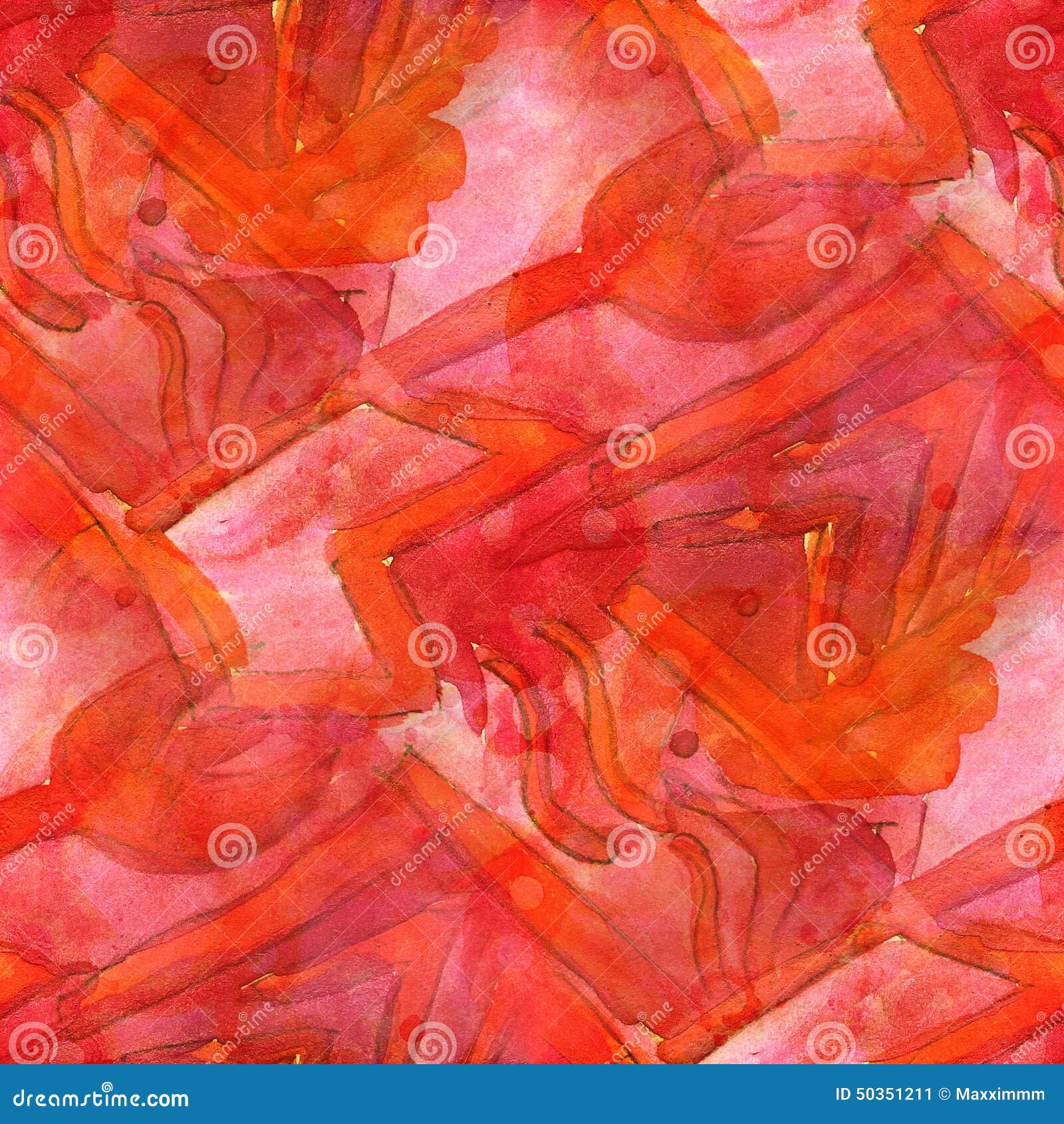 Pattern Design Seamless Watercolor Texture Stock Illustration ...