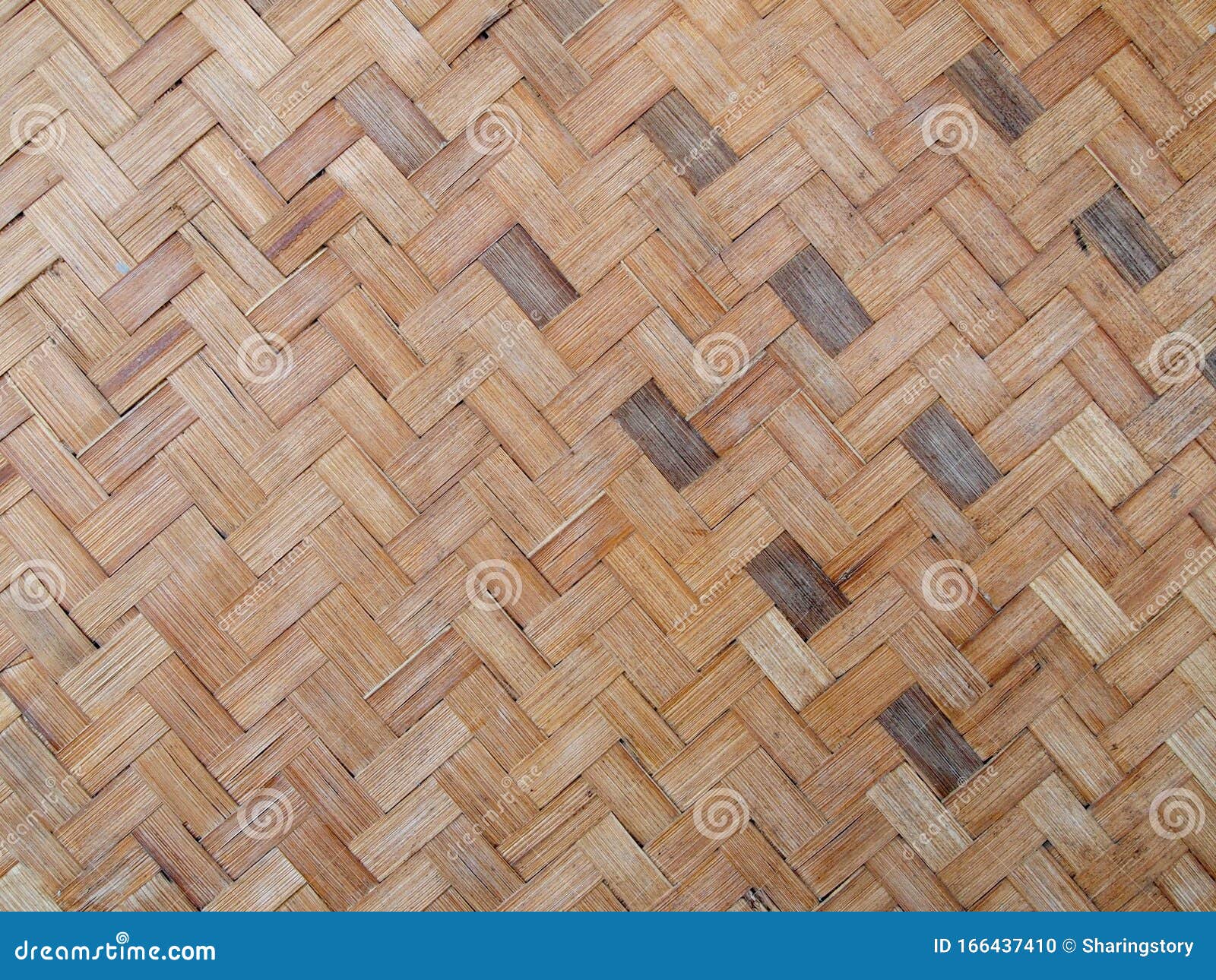 Pattern and Design of Thai Style Bamboo Handcraft Stock Photo - Image ...