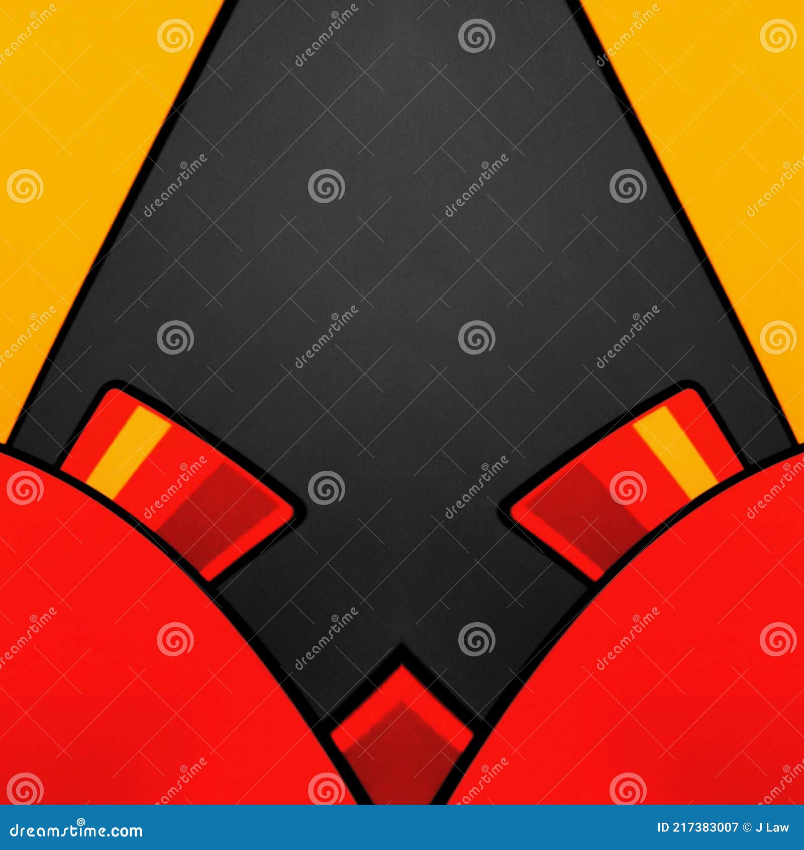 Building Blocks Geometric Shapes Pattern and Design Yellow Orange Red ...