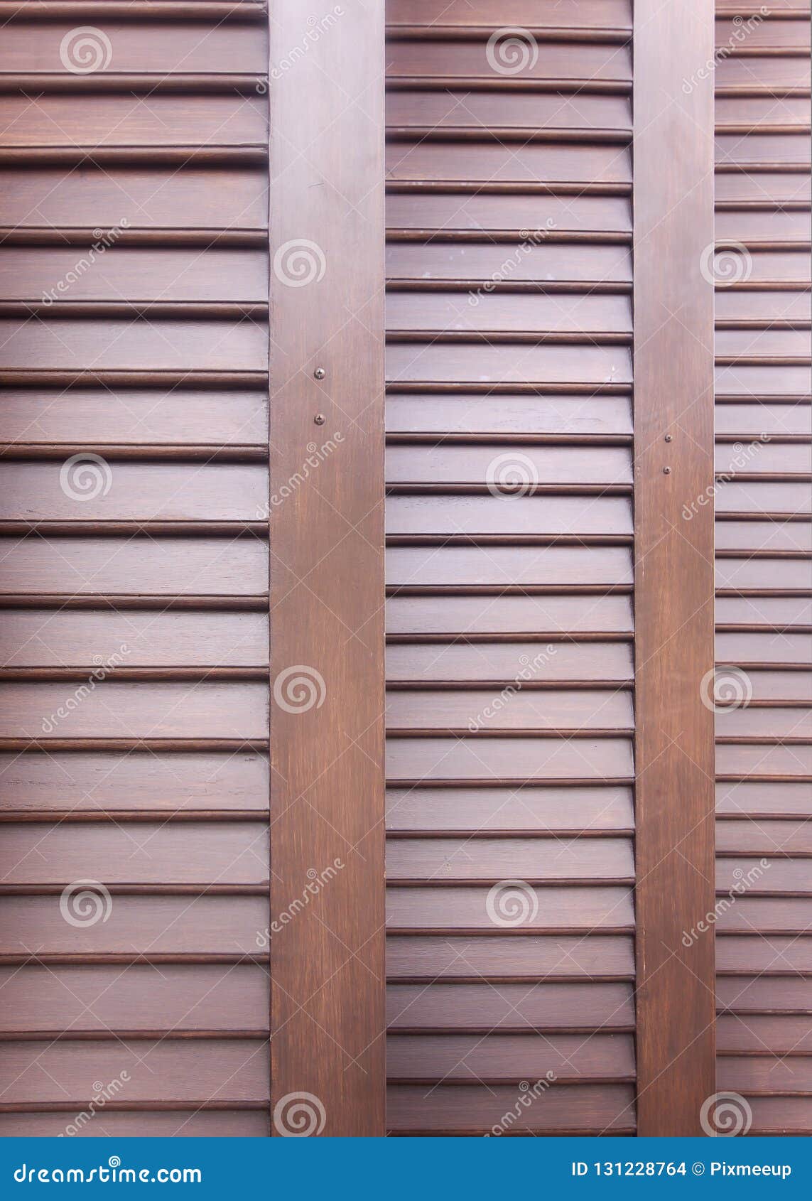 Pattern and Detail of Wooden Louver Doors. Stock Photo - Image of ...