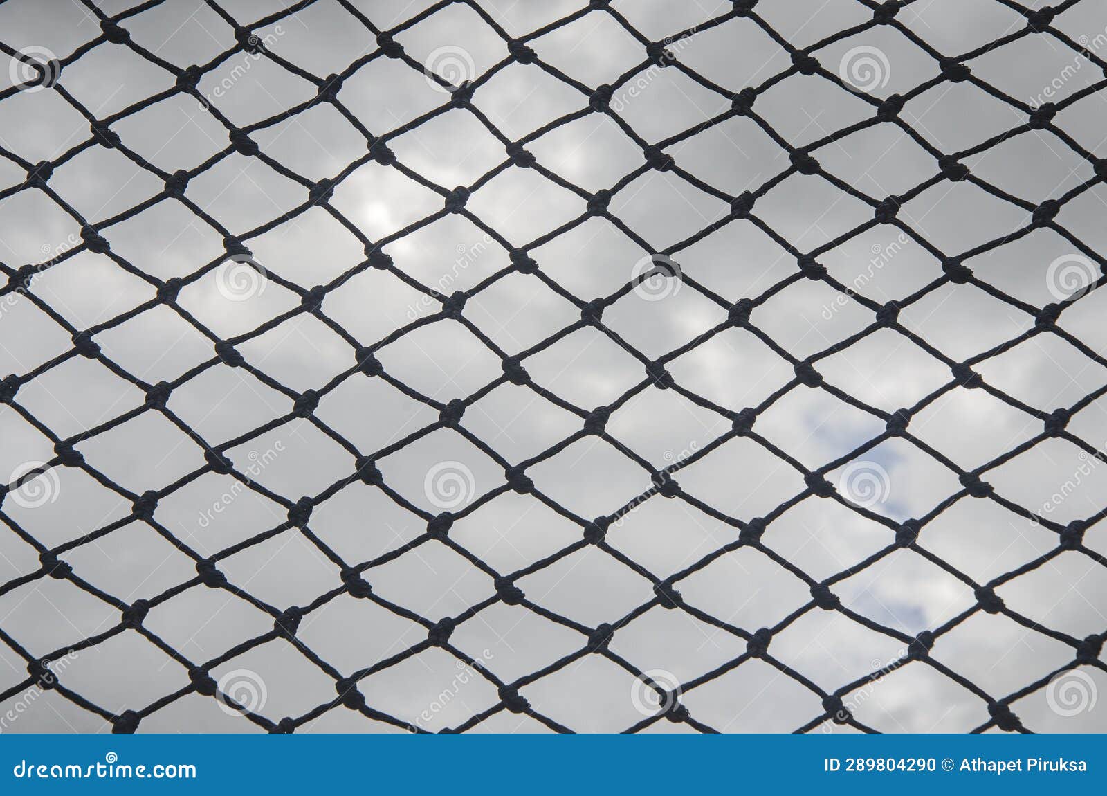 Pattern Details of Nylon Rope Nets for Protection on White Background ...