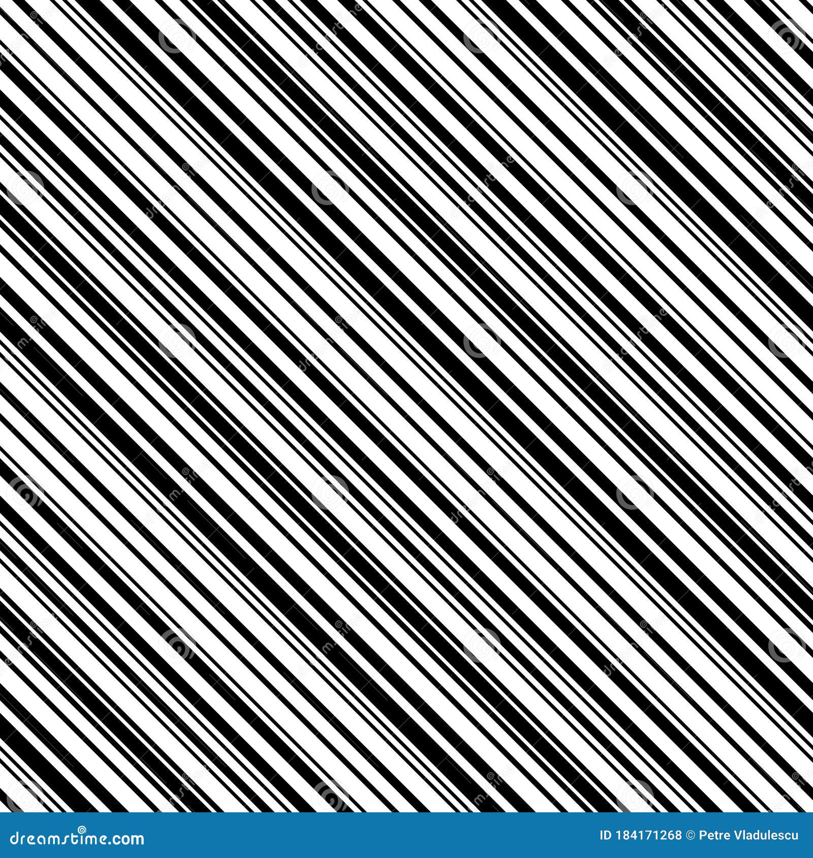 Pattern with Diagonal Black Stripes, Modern Stylish Image. Stock Vector ...