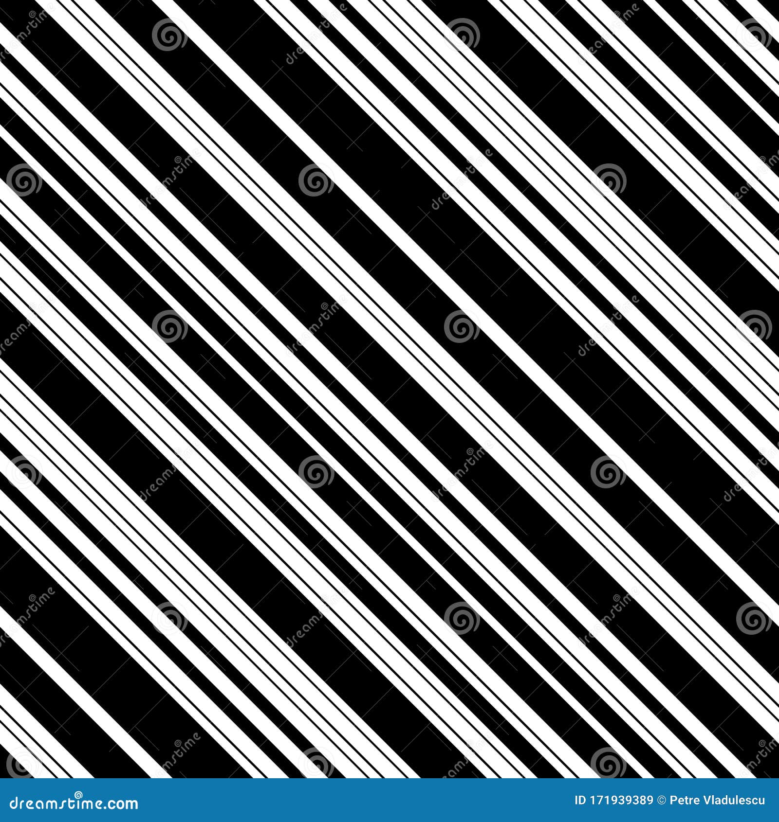 Pattern with Diagonal Black Stripes and Outline, Modern Stylish Image ...