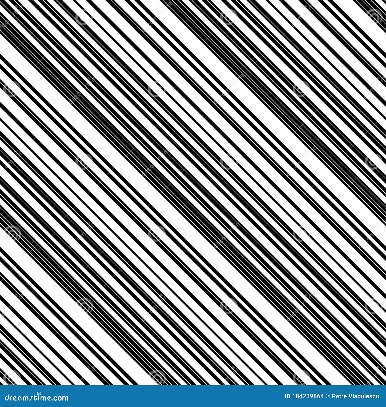 Pattern with Diagonal Black Stripes and Outline, Modern Stylish Image ...