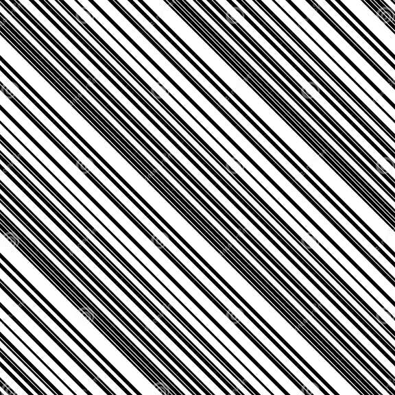Pattern with Diagonal Black Stripes and Outline, Modern Stylish Image ...