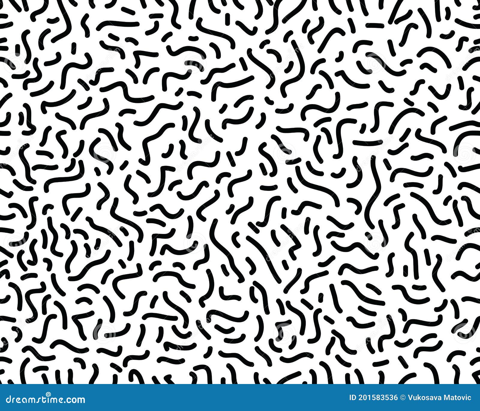 Pattern of Different Confetti Lines Stock Illustration - Illustration ...