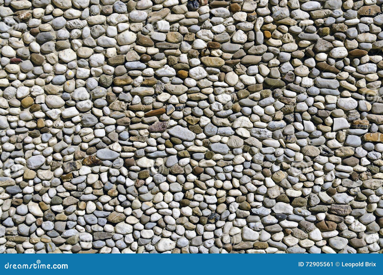Pattern with Different Pebbles Stock Image - Image of pattern, flint ...
