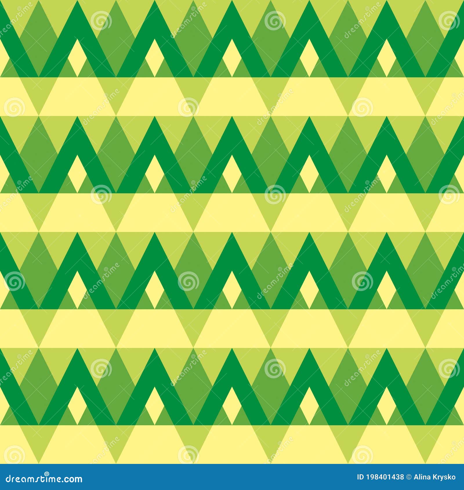 Seamless Vector Pattern of Different Triangles Stock Vector ...