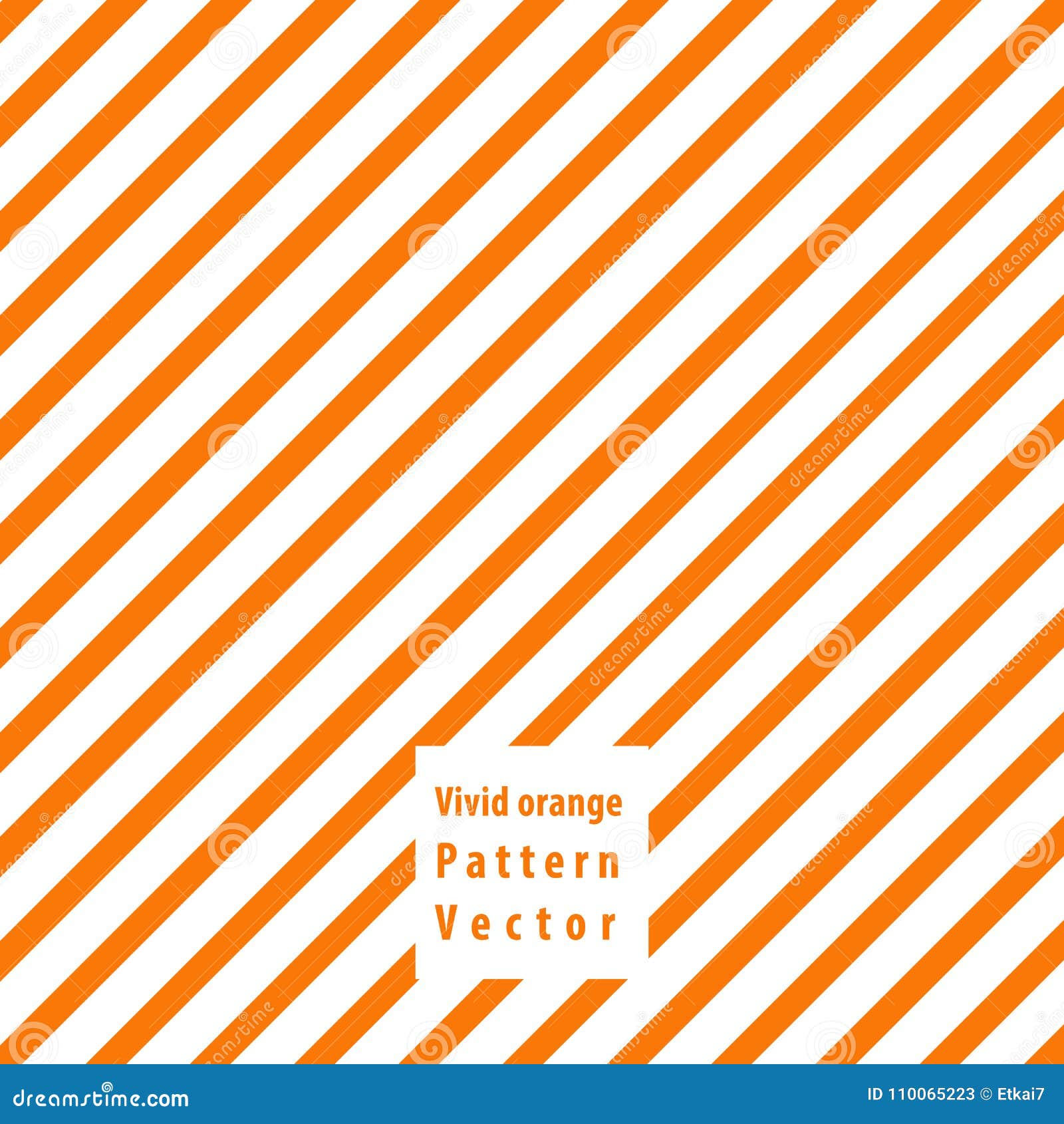 Vivid Orange Lines Seamless Pattern. Vector Illustration. Stock Vector ...