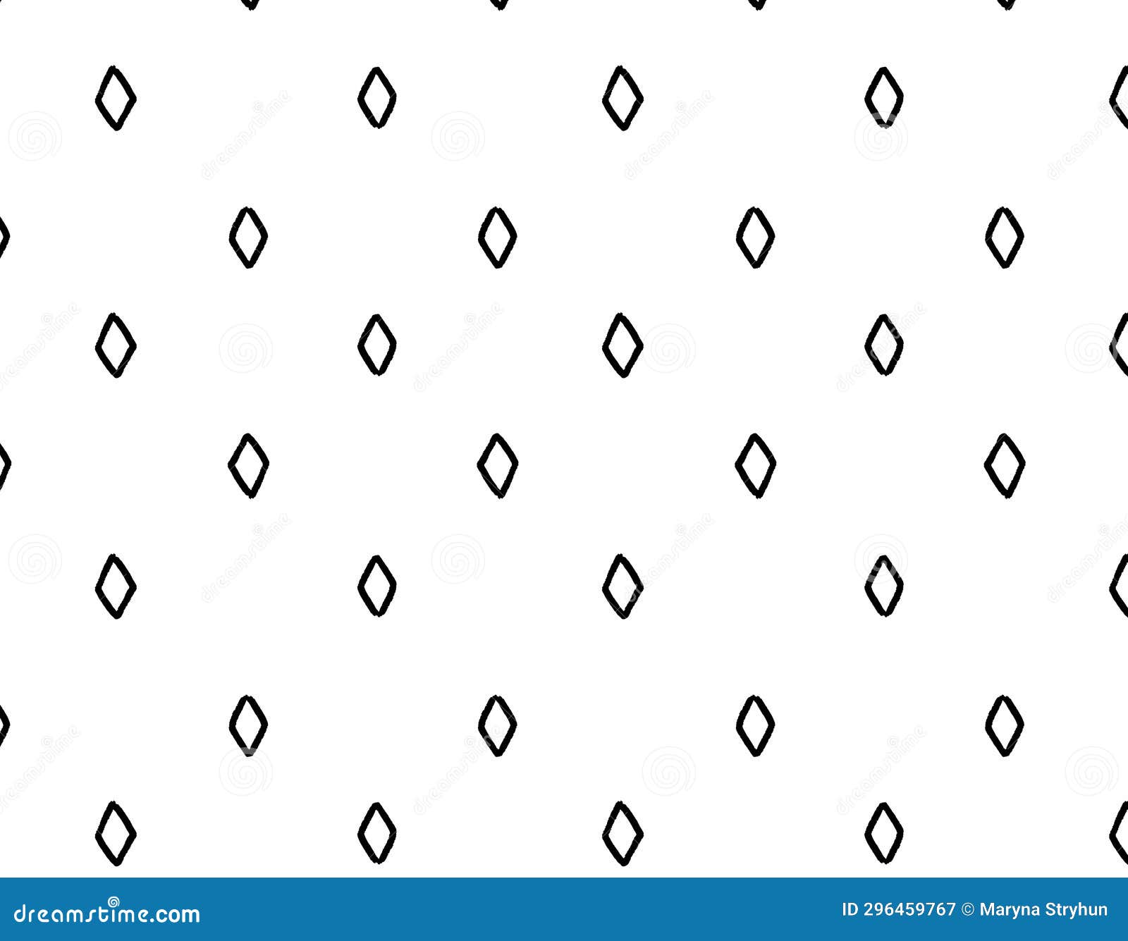 Pattern Doodle Rhombus on a Transparent Background, Black Geometric ...