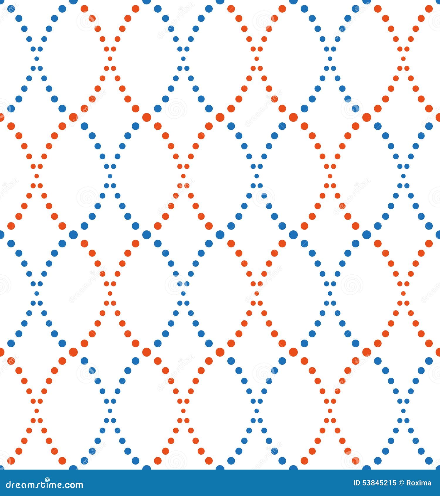 Pattern of Dots, Blue and Orange Stock Vector - Illustration of ...