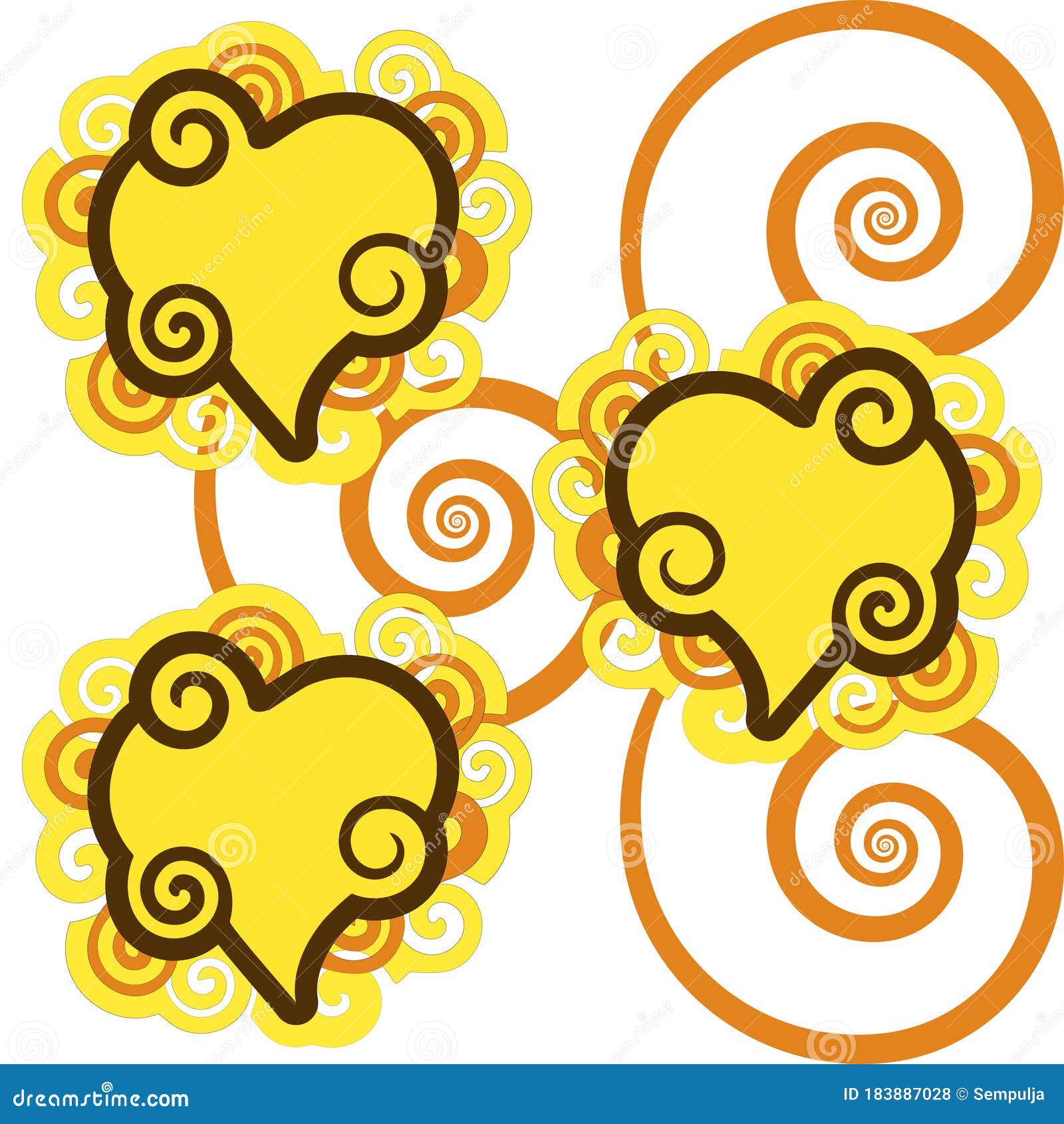 Pattern Drawing of a Multicolored Heart, Sad, Cheerful, Stock ...