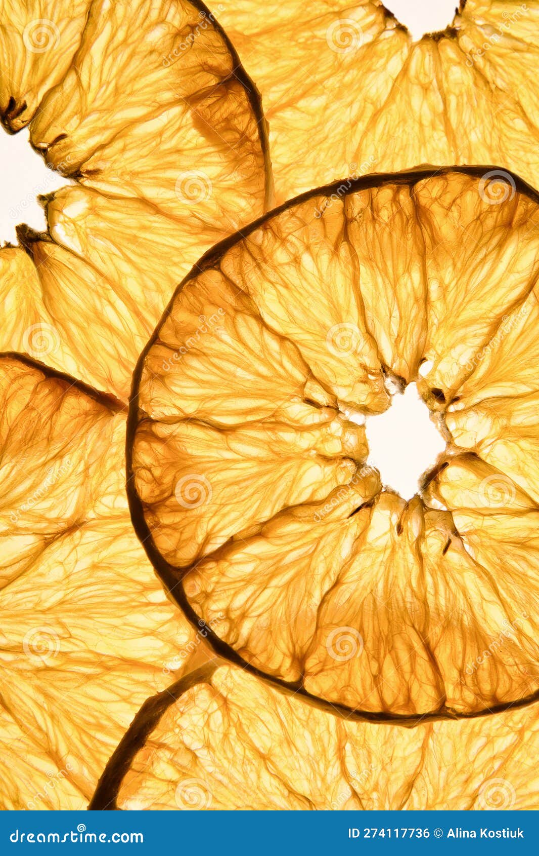 Pattern of Dried Orange Frips. Natural Snack. Stock Photo - Image of ...