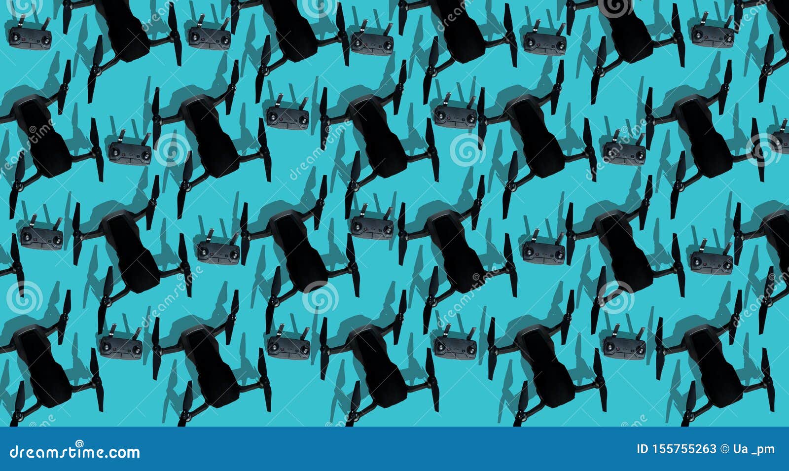 Pattern Drones Background Isolated Stock Image - Image of detail ...