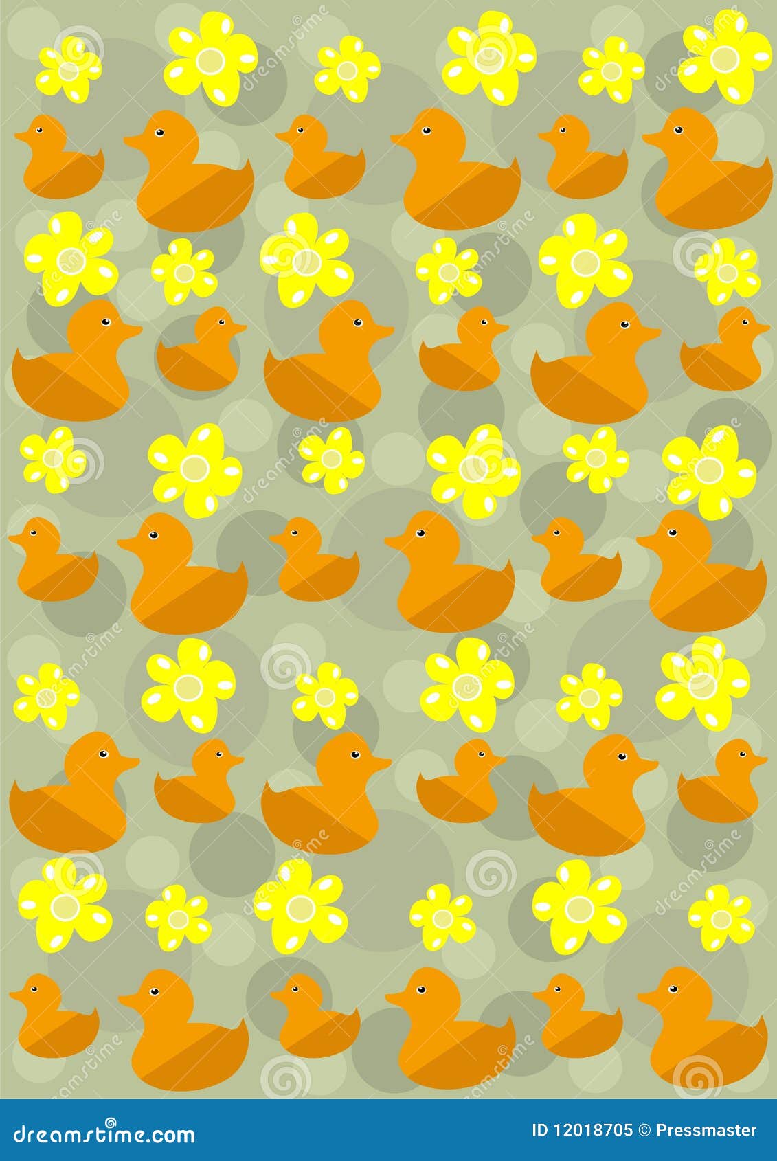 Pattern_ducks stock illustration. Illustration of bird - 12018705
