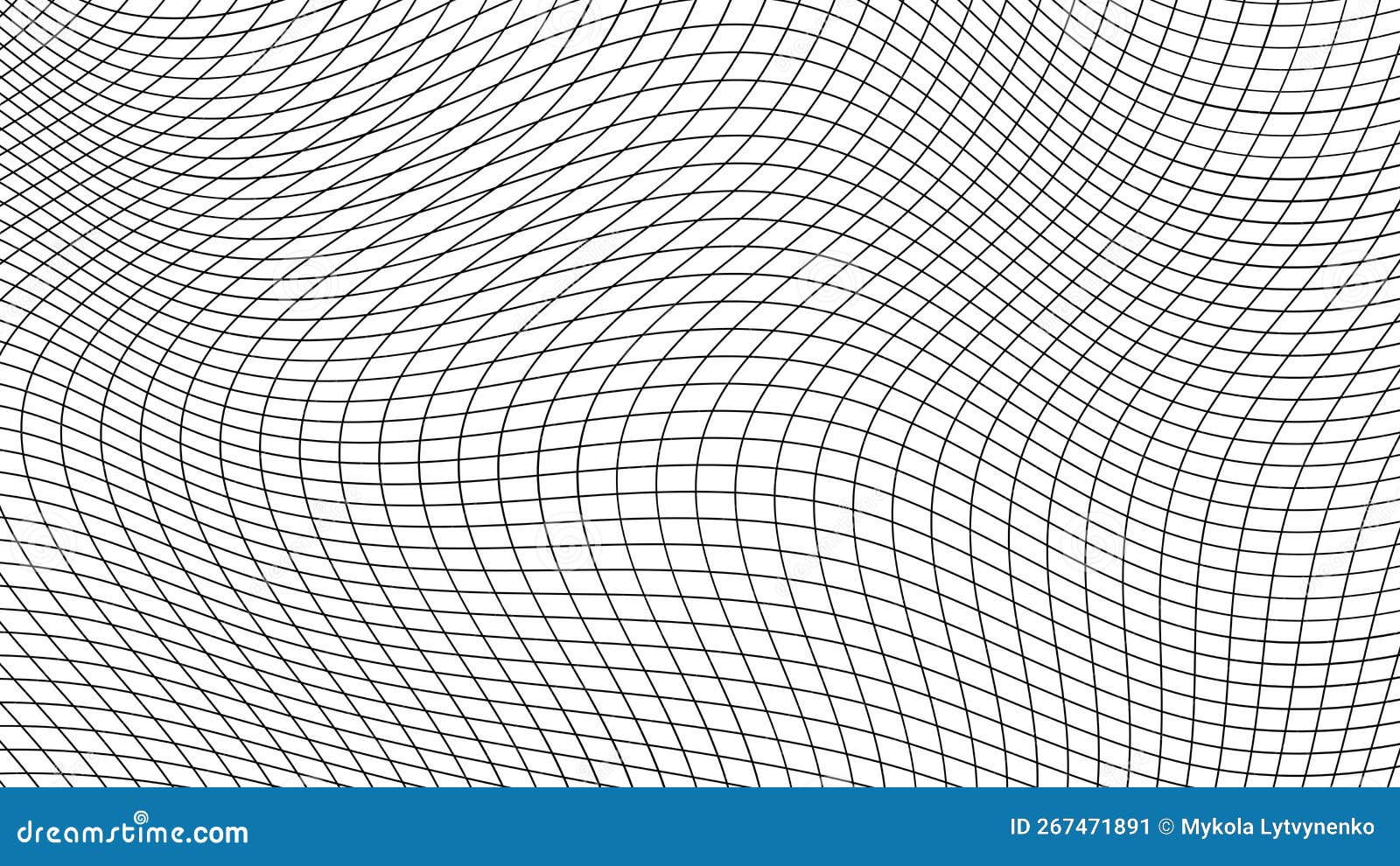 Pattern Dynamic Grid, Thin Grid Curve, Geometric Flex Wavy Lines Stock ...