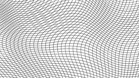 Pattern Dynamic Grid, Thin Grid Curve, Geometric Flex Wavy Lines Stock ...