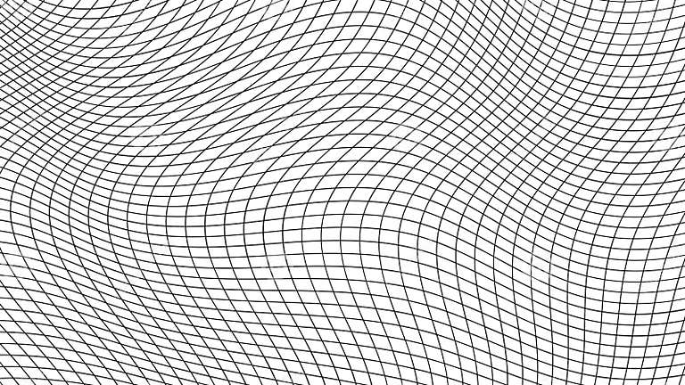 Pattern Dynamic Grid, Thin Grid Curve, Geometric Flex Wavy Lines Stock ...