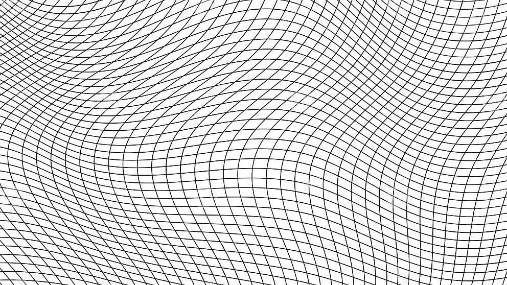 Pattern Dynamic Grid, Thin Grid Curve, Geometric Flex Wavy Lines Stock ...