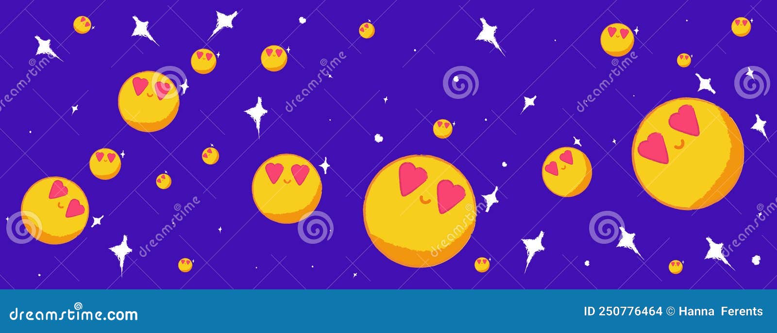 Pattern with Emoji. Vector Cartoon Illustration Stock Vector ...