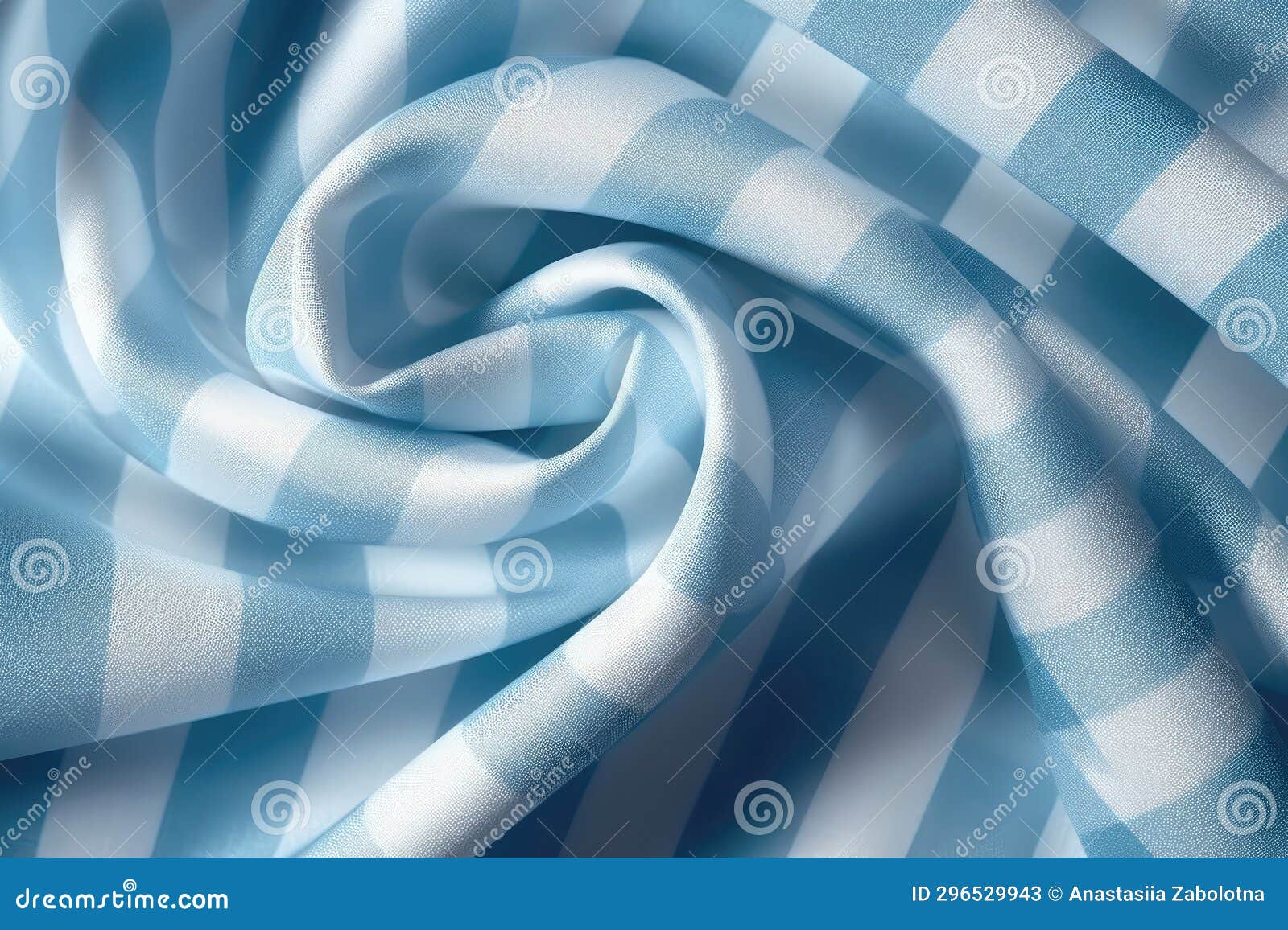 Pattern Fabric Light Blue and White. Generative AI Stock Illustration ...